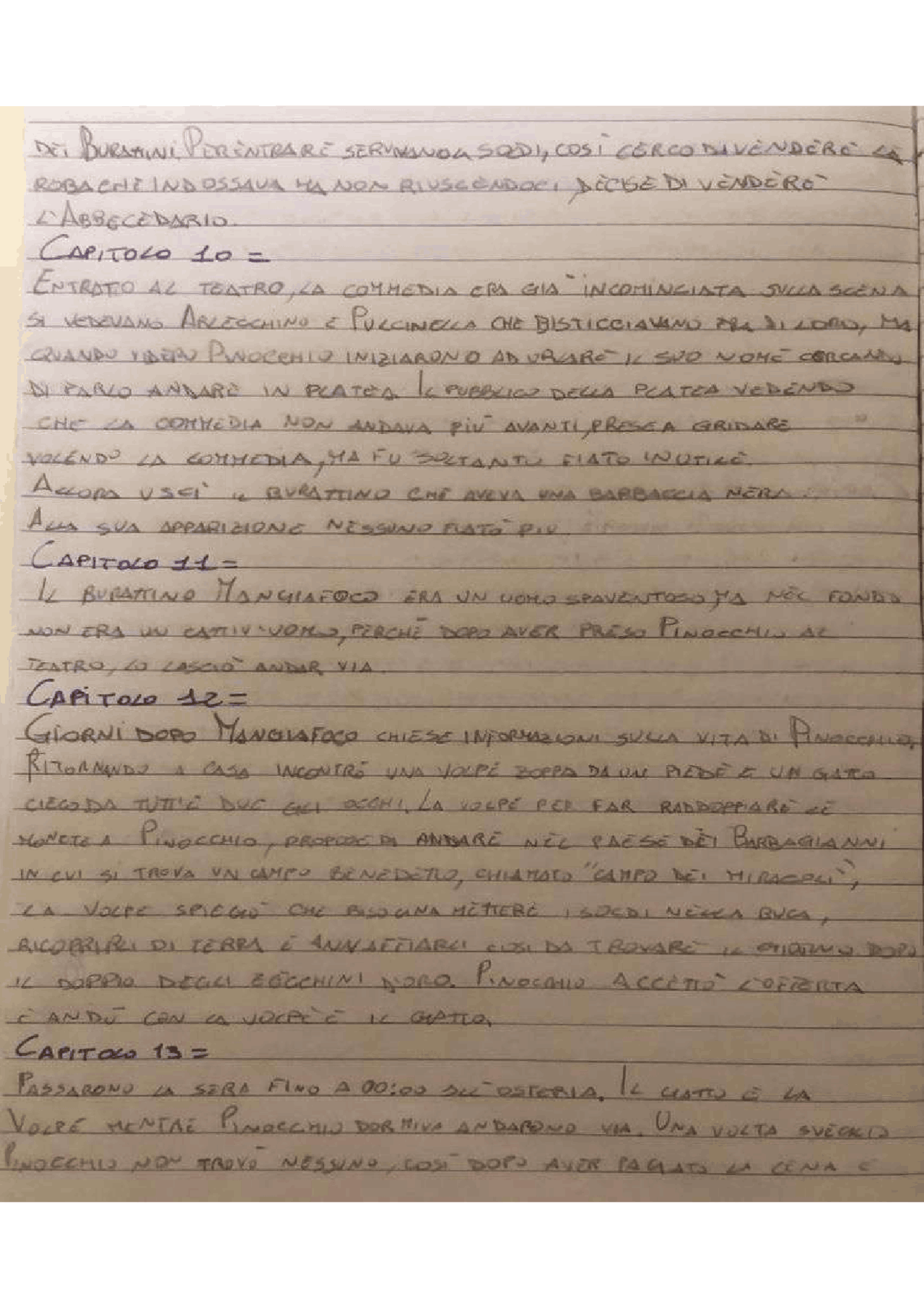 Pinocchio La Storia Parte 4 Docsity