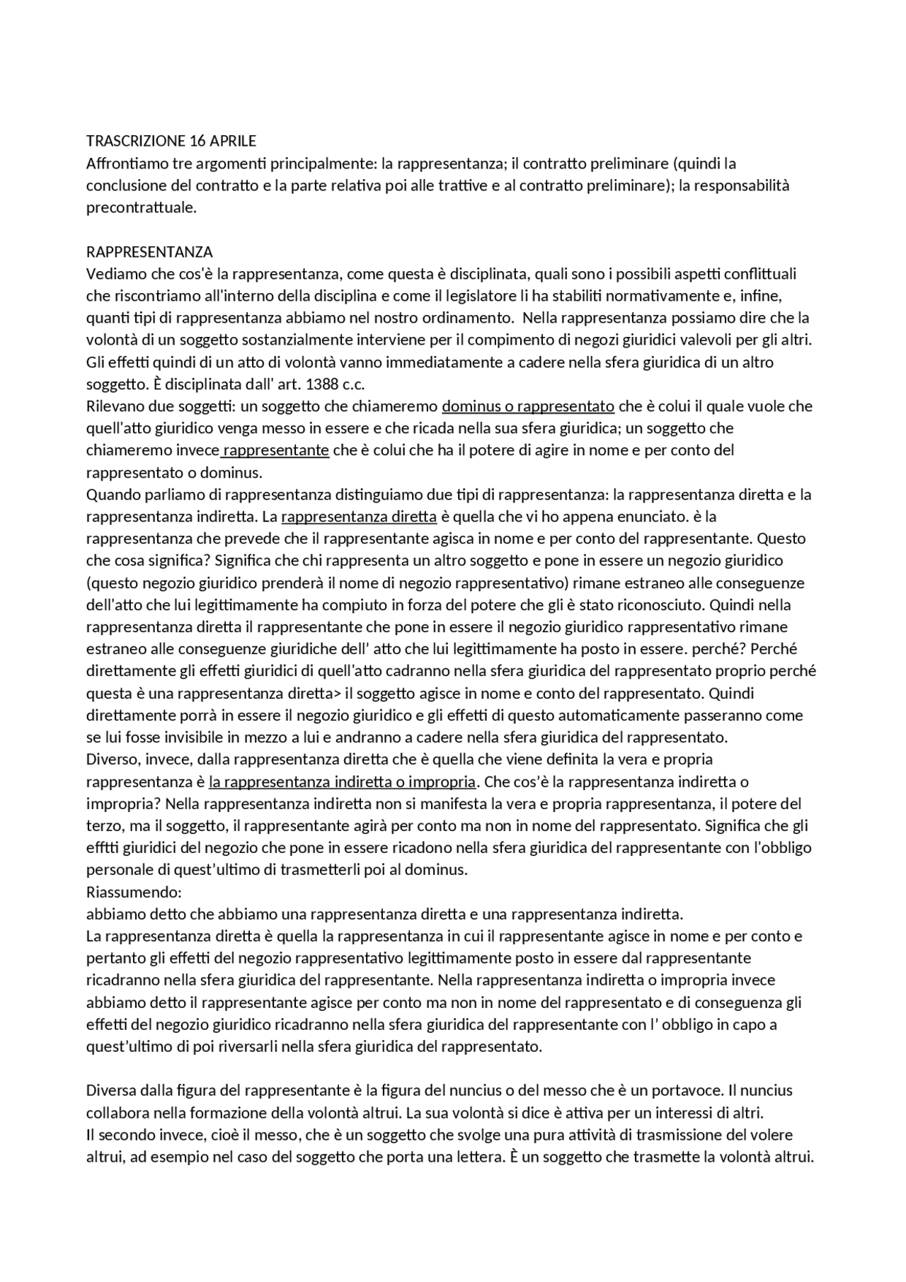 Secondo Seminario Sui Saggi Inerenti Diritto Civile Docsity