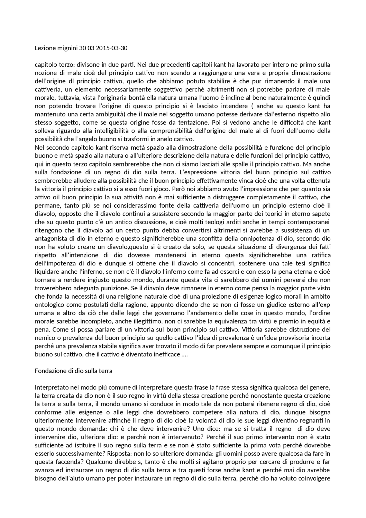Emmanuel Kant Critica Docsity