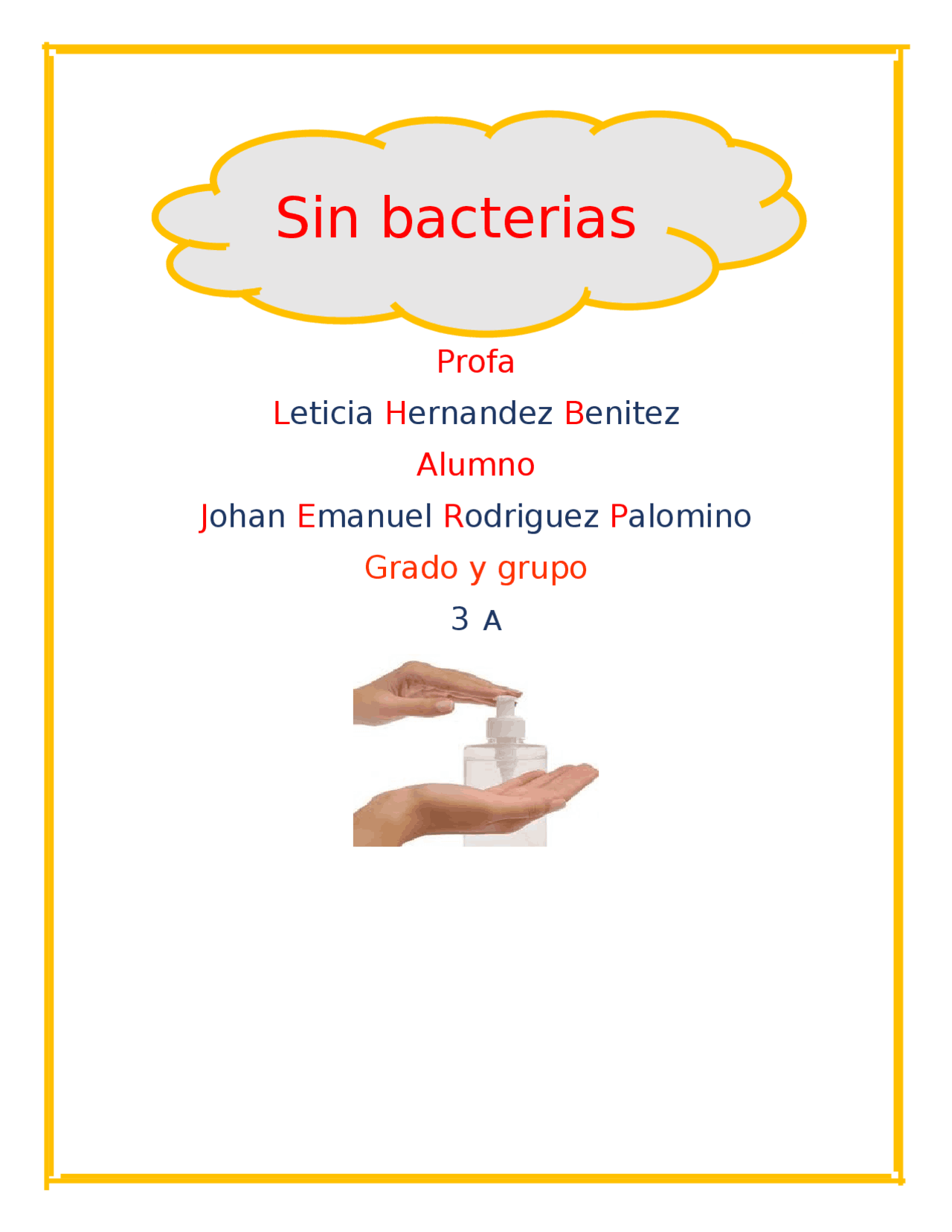 SIN BACTERIAS jejejejejejejeje - Docsity