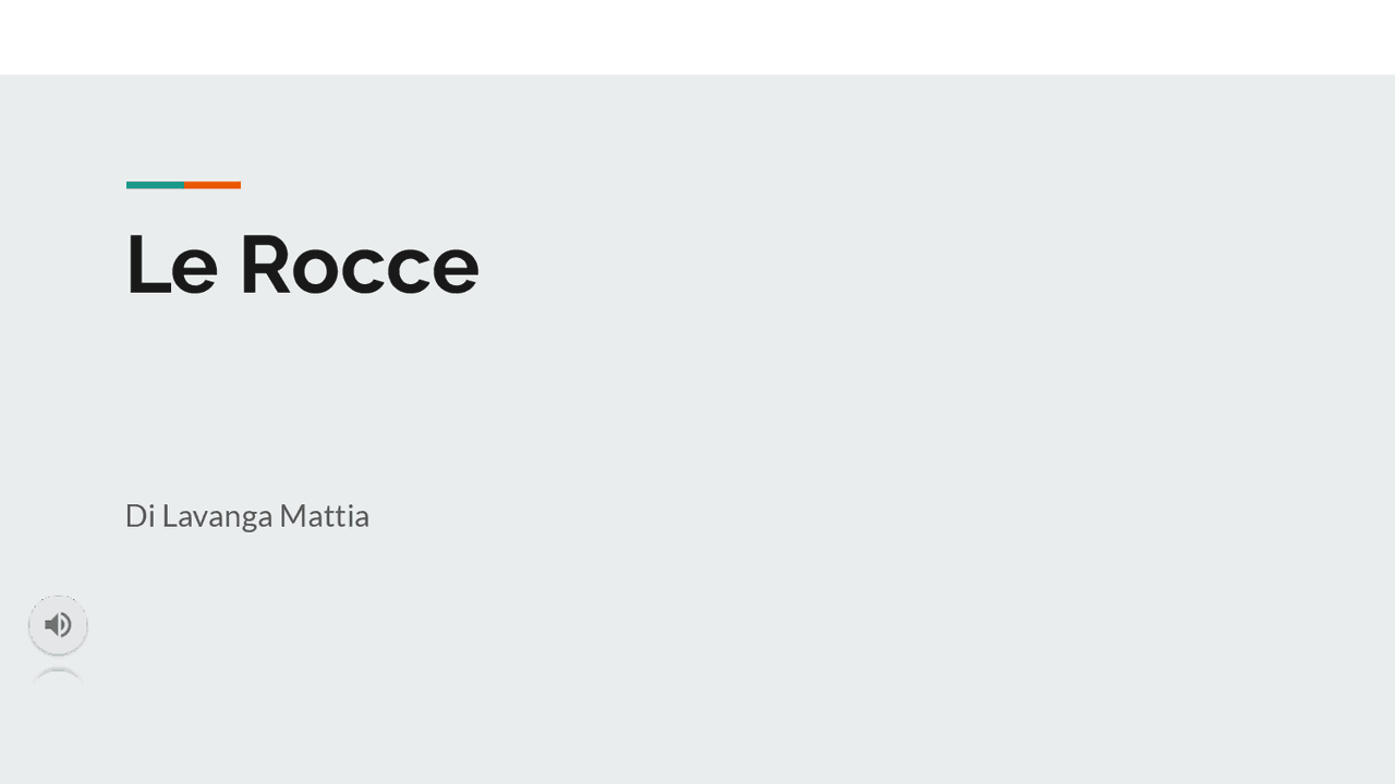 Presentazione Sulle Rocce Docsity