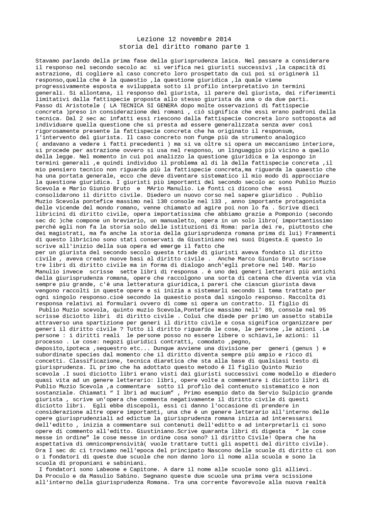 Diritto Romano Appunti Docsity