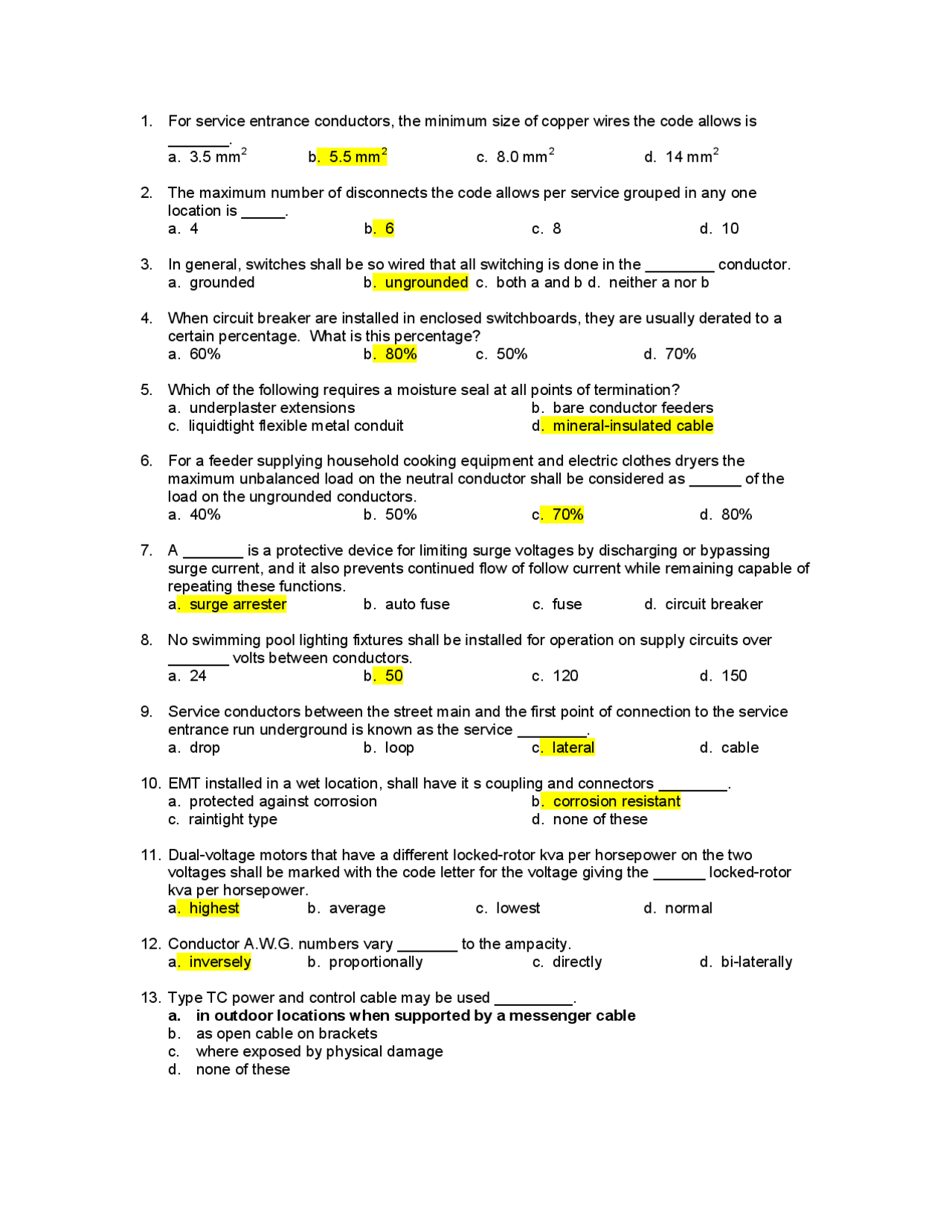 philippine electrical code 5 | Exams Electrical Engineering | Docsity