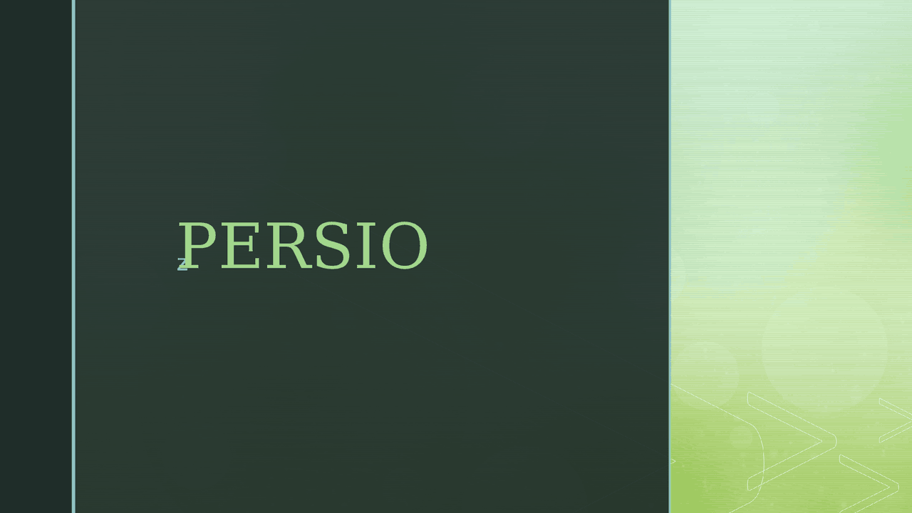 Persio power point biografia opere - Docsity