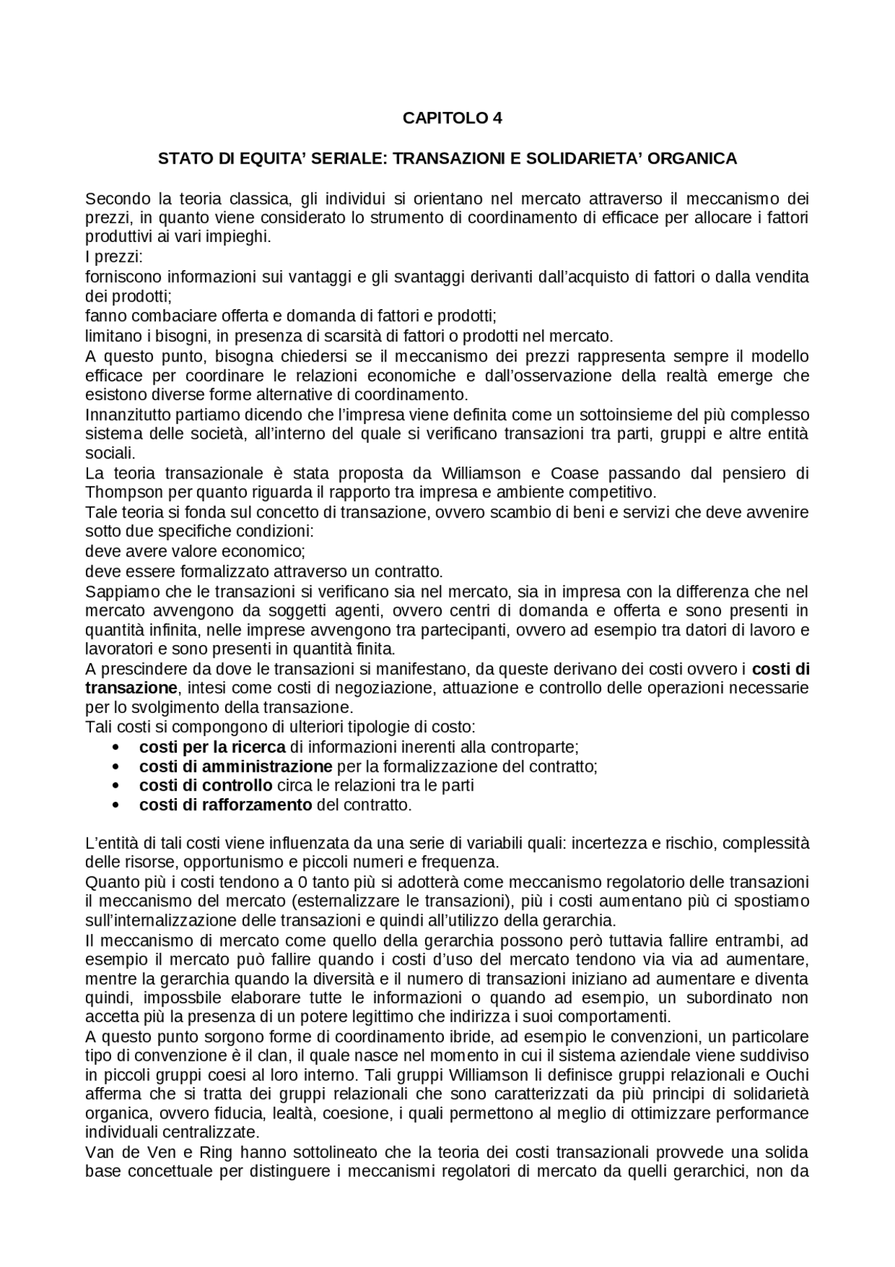 Equità Seriale Egi Docsity