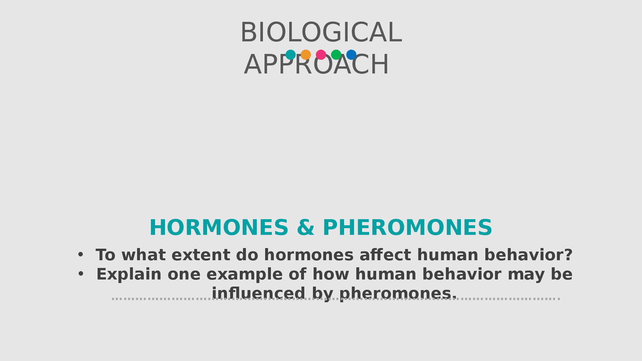 Hormones and Pheromones Presentation - Docsity