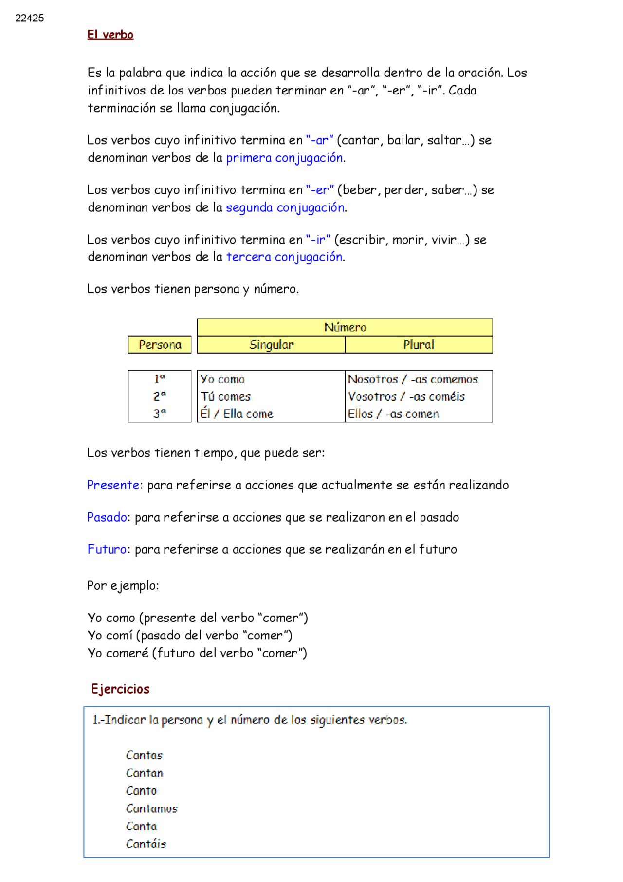 Verbos simples y compuestos | Apuntes de Lengua y Literatura | Docsity