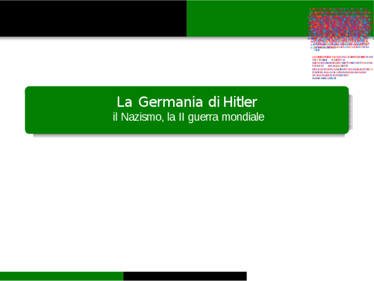 Presentazione su Hitler power point | Appunti di Storia | Docsity