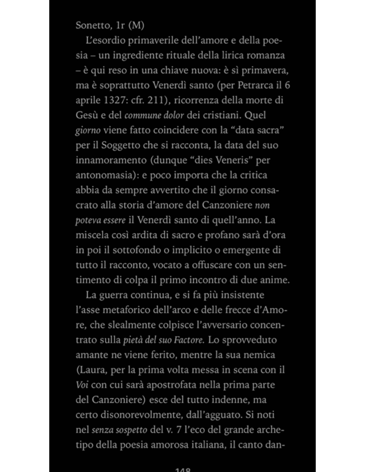 Introduzione Canzoniere Docsity