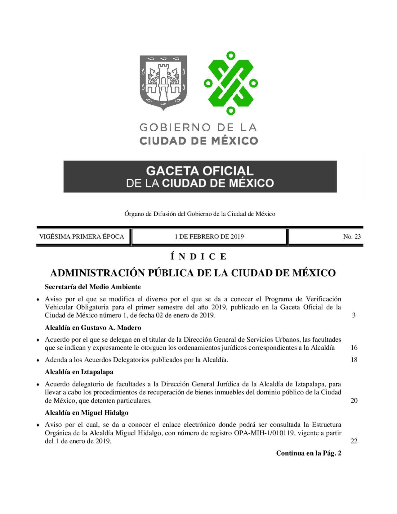 Resumen de la gaceta - Docsity