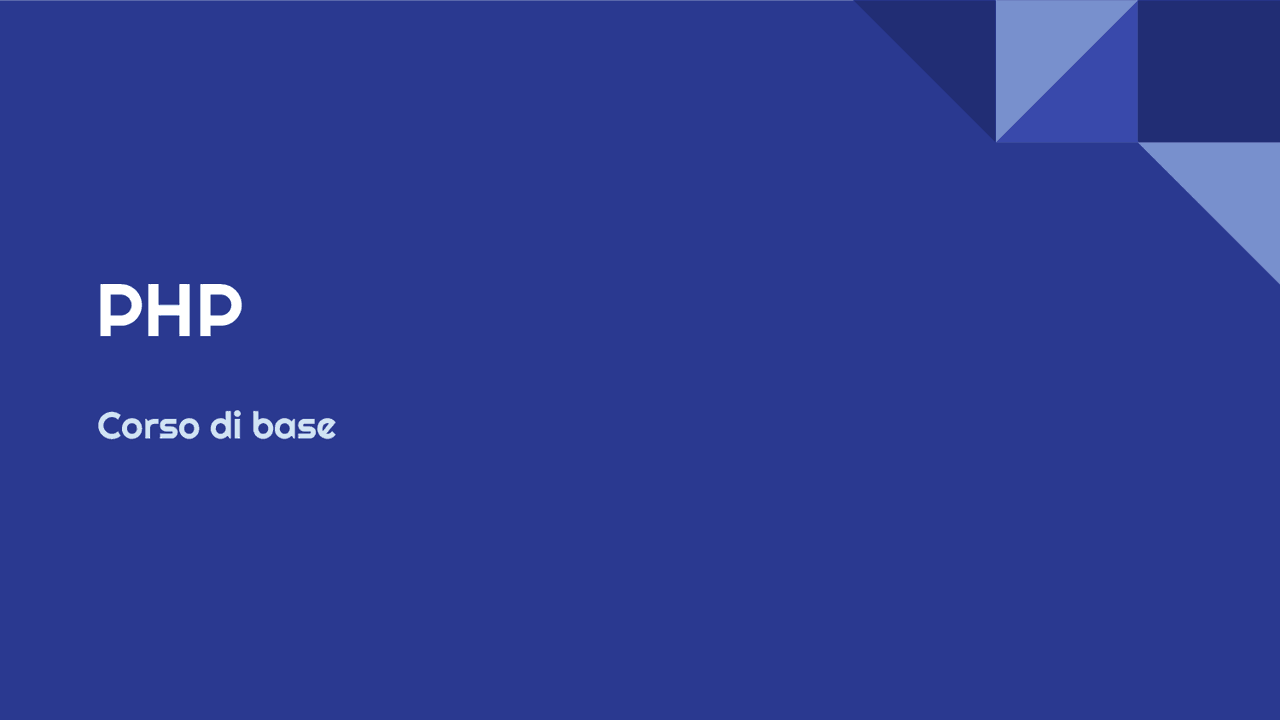 Php Concetti Essenziali Docsity