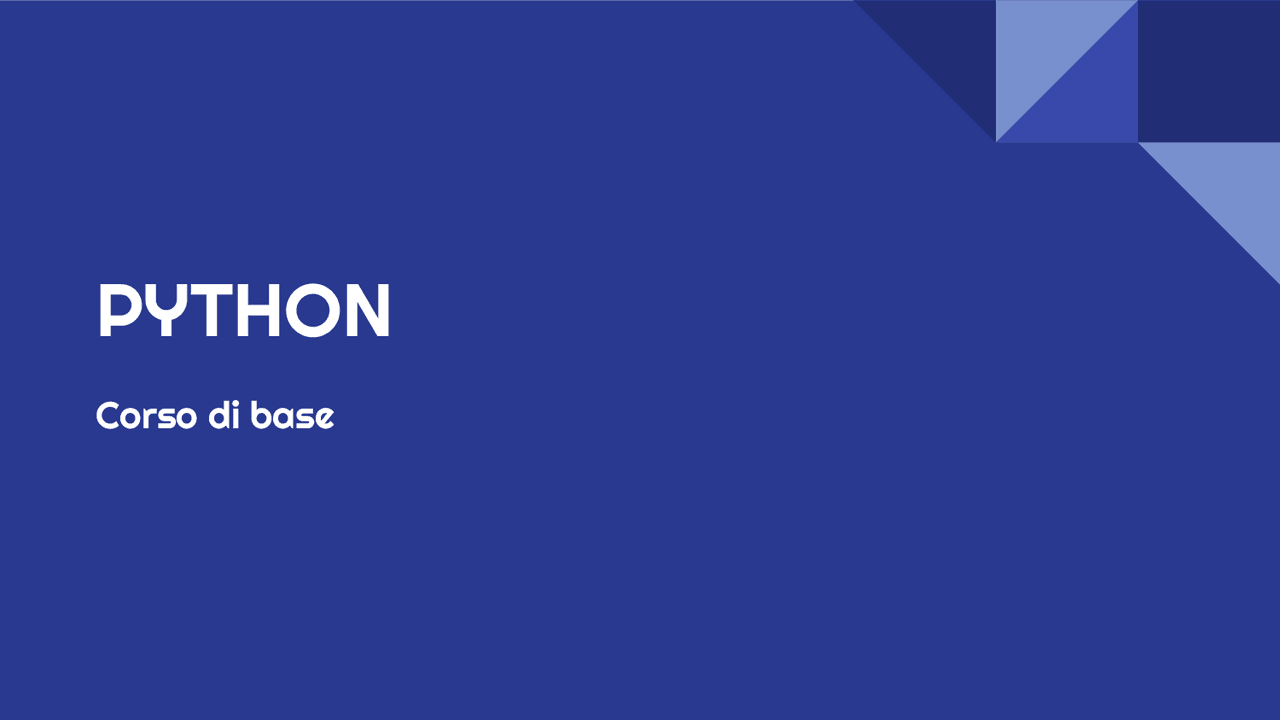 Python Concetti Essenziali Docsity