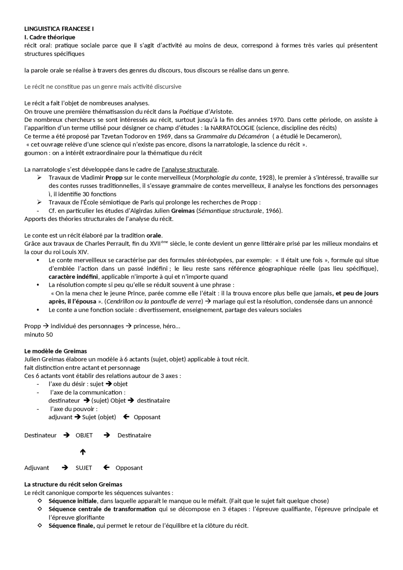 Appunti Linguistica Francese I Docsity