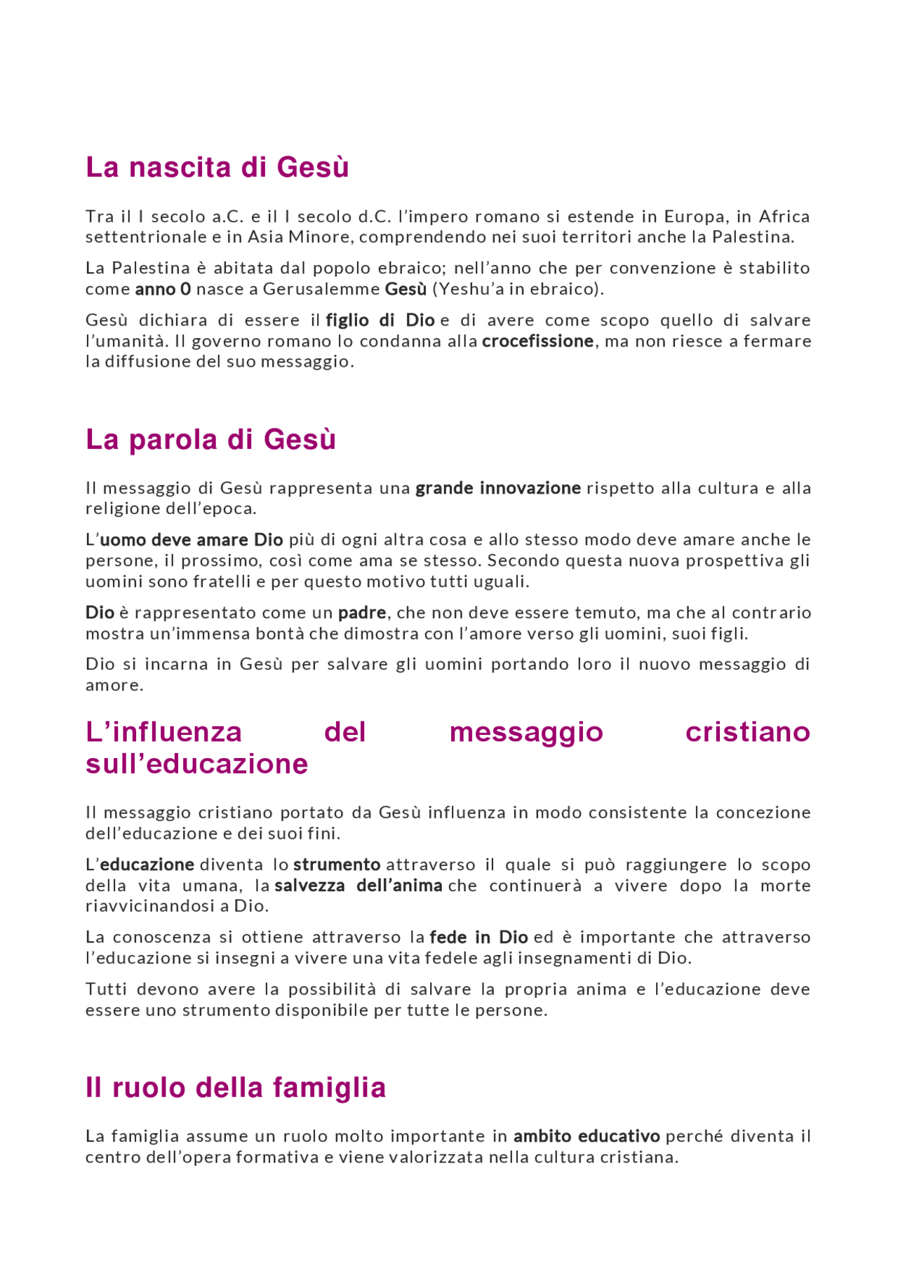 Le Istituzioni Educative Nel Cristianesimo E Nel Medioevo Docsity