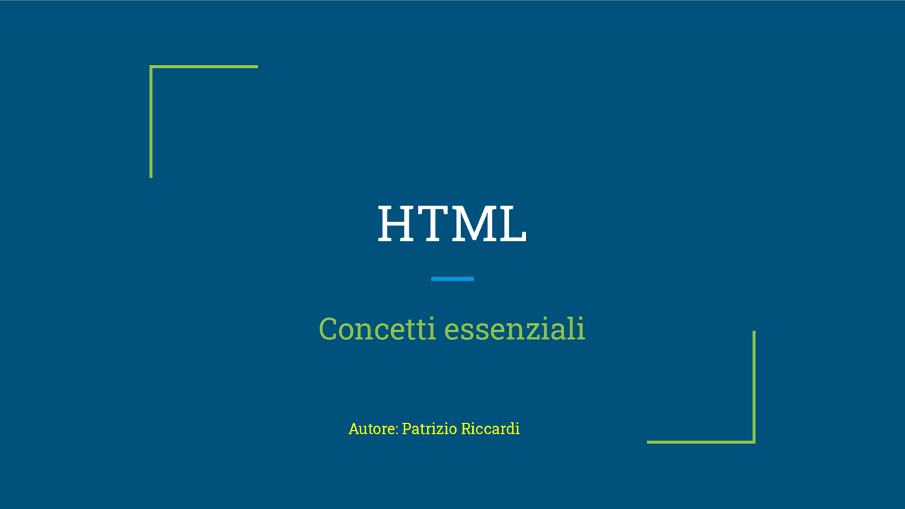 Html Concetti Essenziali Docsity