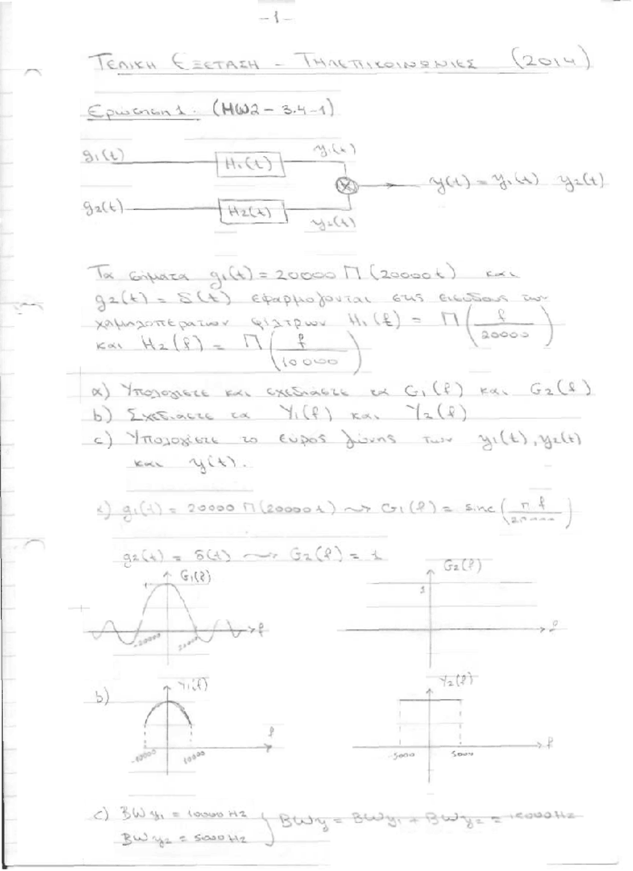 Modern Digital And Analog Communication Systems Assignments