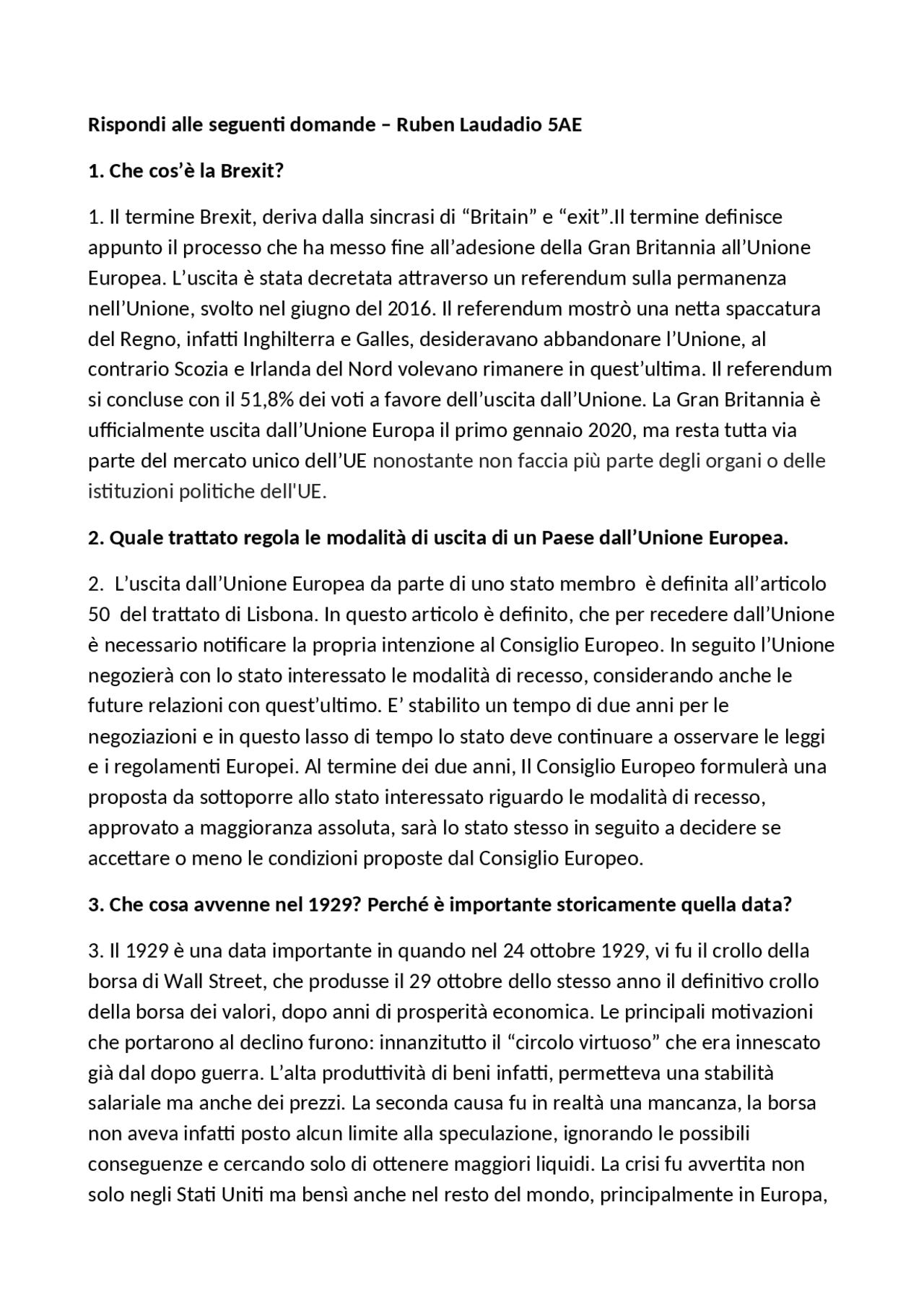 La Sovranità Sovrastatale Docsity