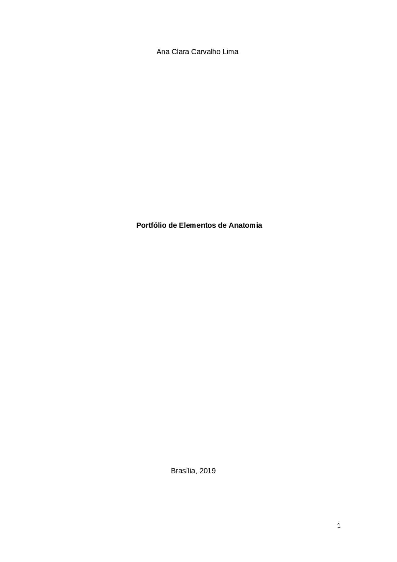 Portfólio De Anatomia Docsity