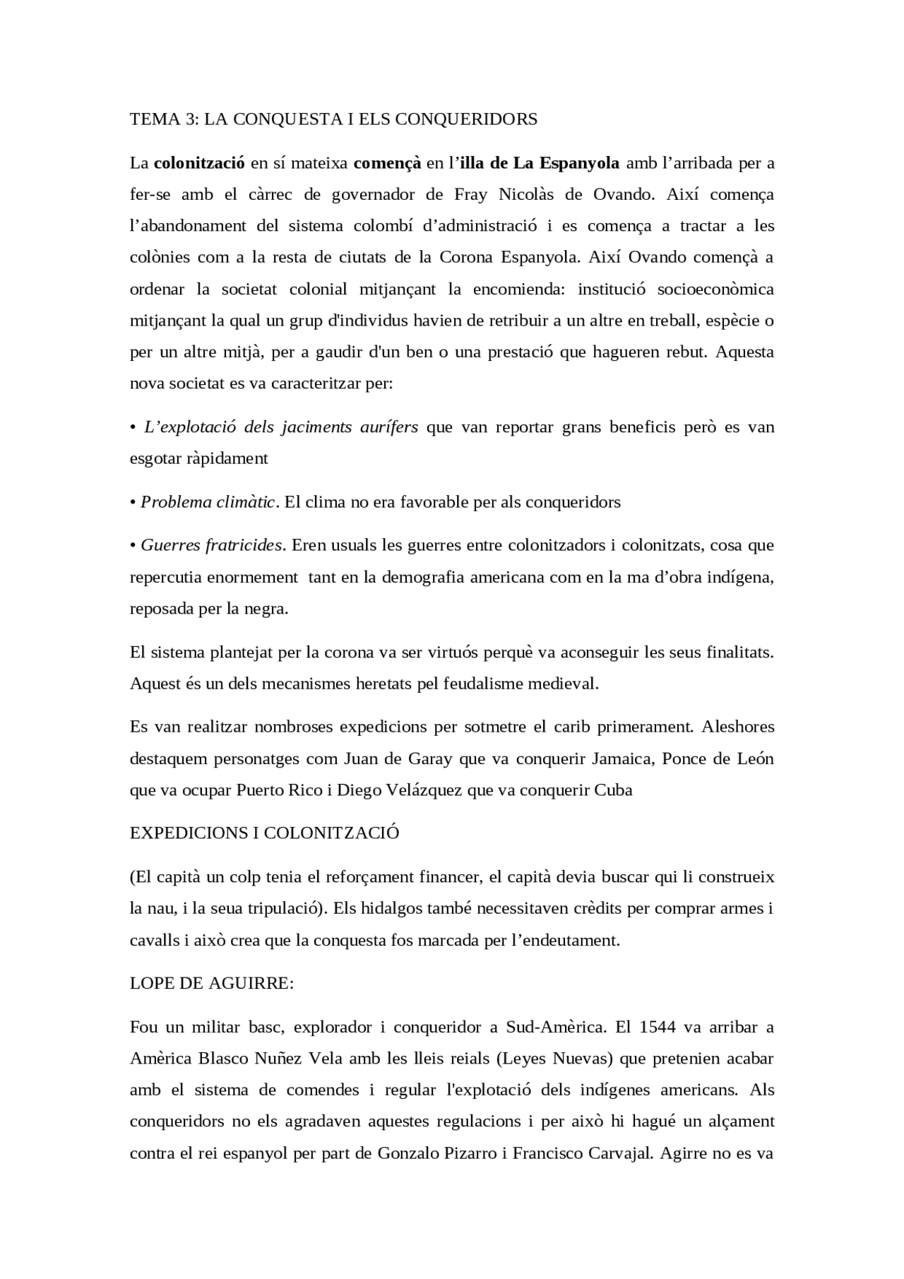 Tema 1 historia america primer grado historia - Docsity