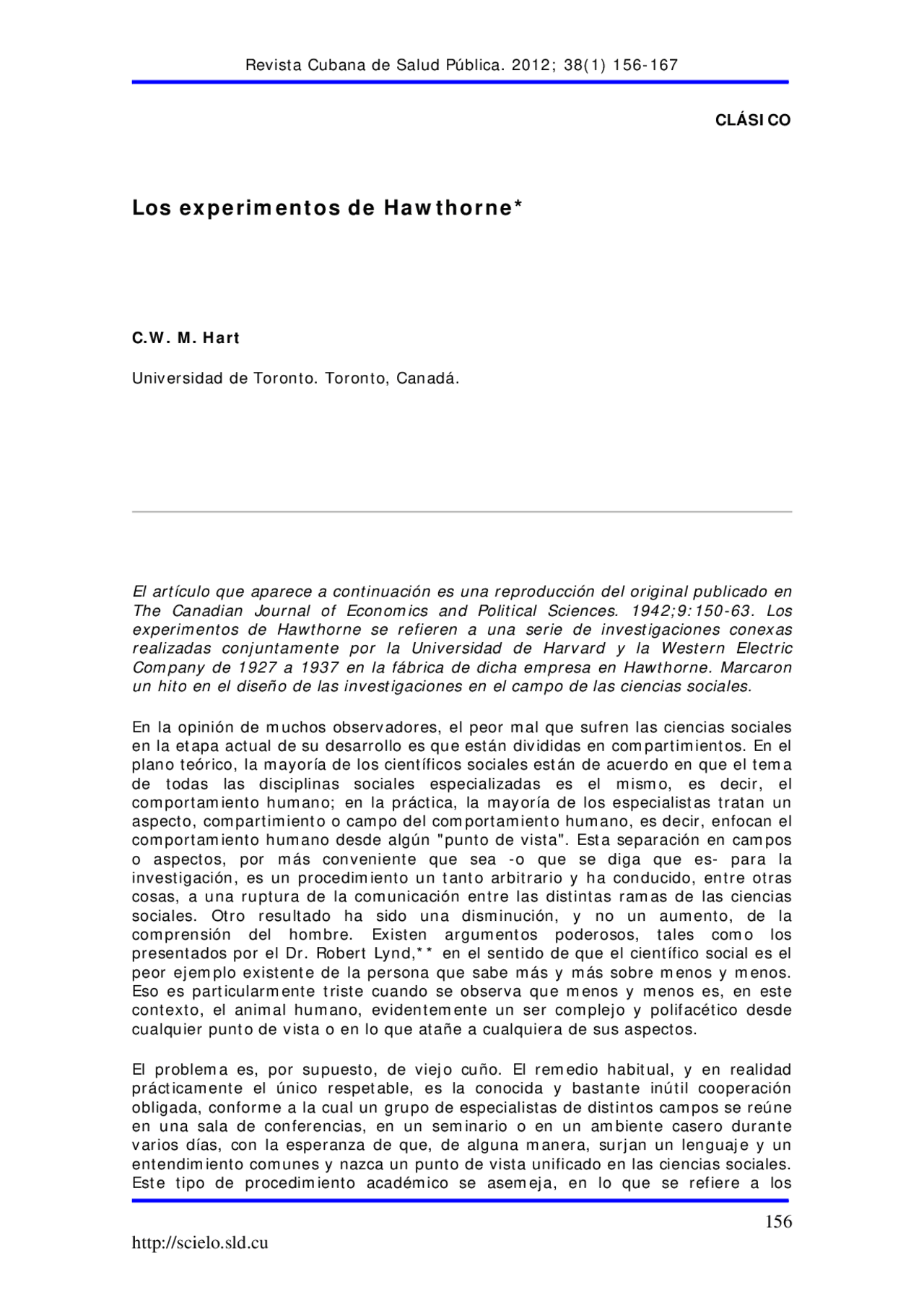 Los experimentos de Hawthorne | Guías, Proyectos, Investigaciones de ...