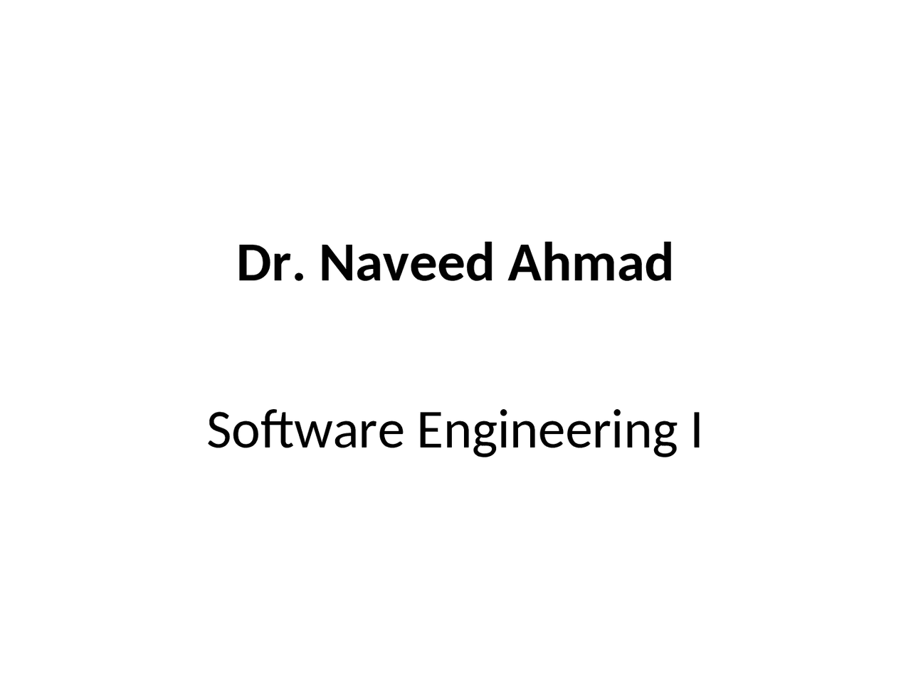 Software Engineering Docsity