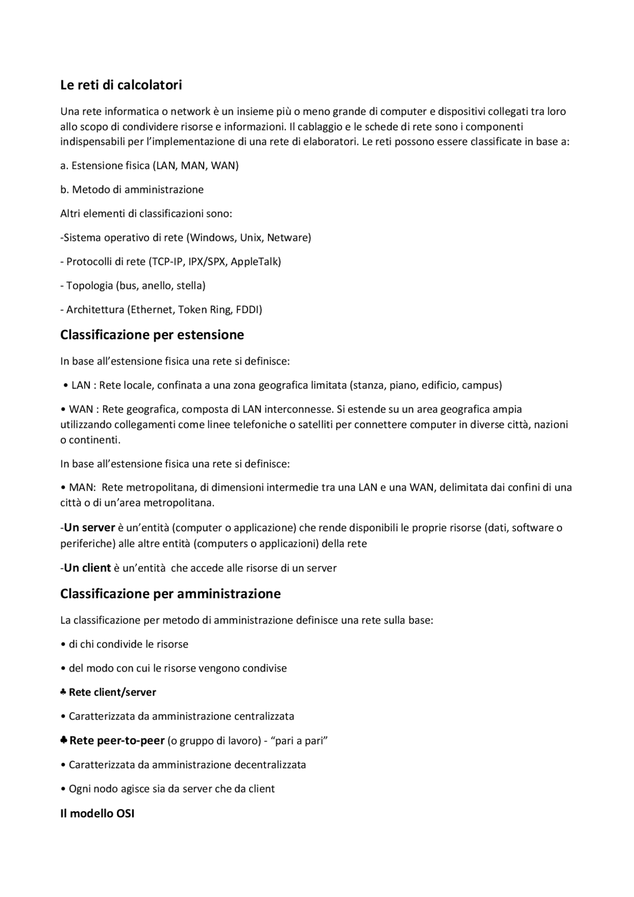 Insegnamento Di Informatica Di Base Docsity