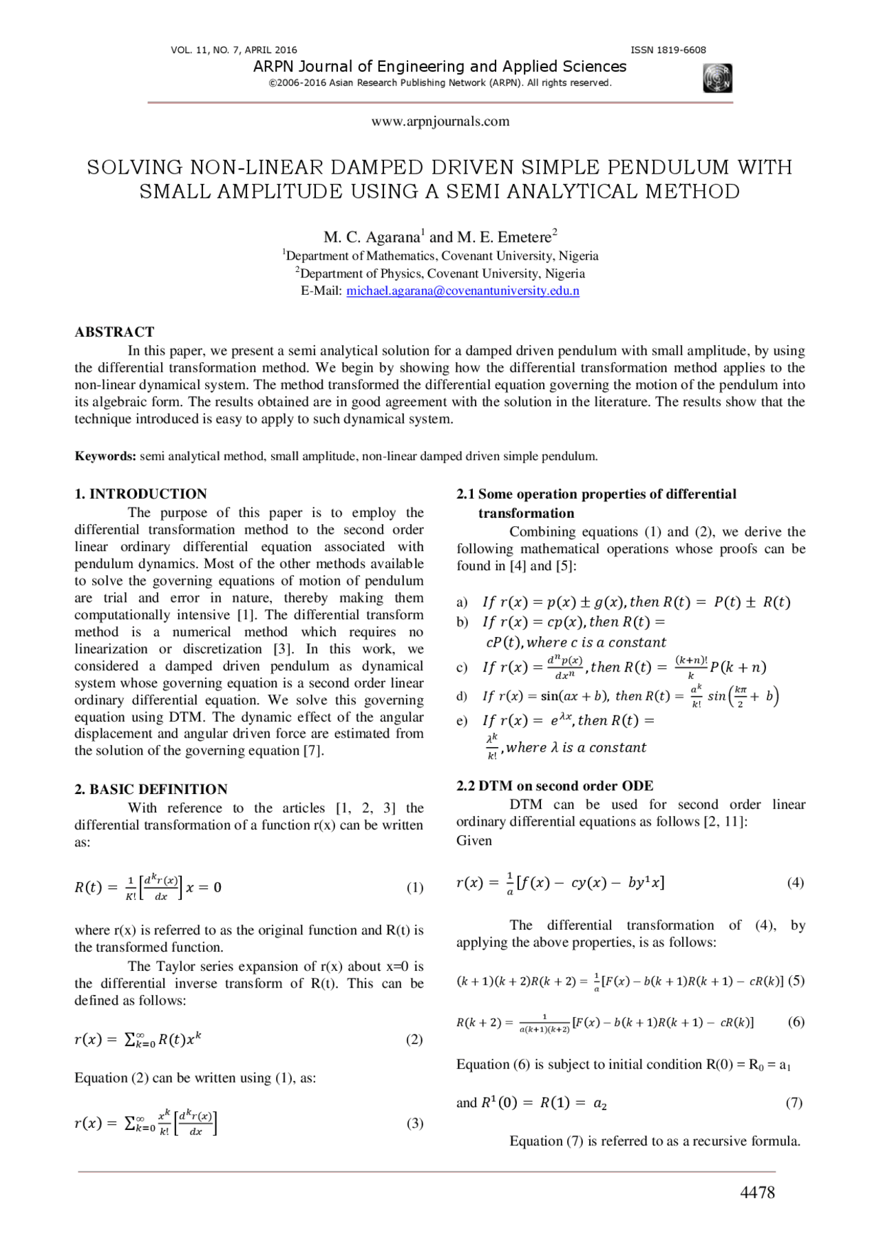 Mathematics four Second year | Essays (university) Mathematics | Docsity