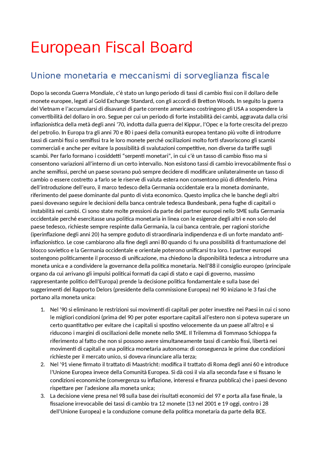 Testimonianza European Fiscal Board-1 - Docsity