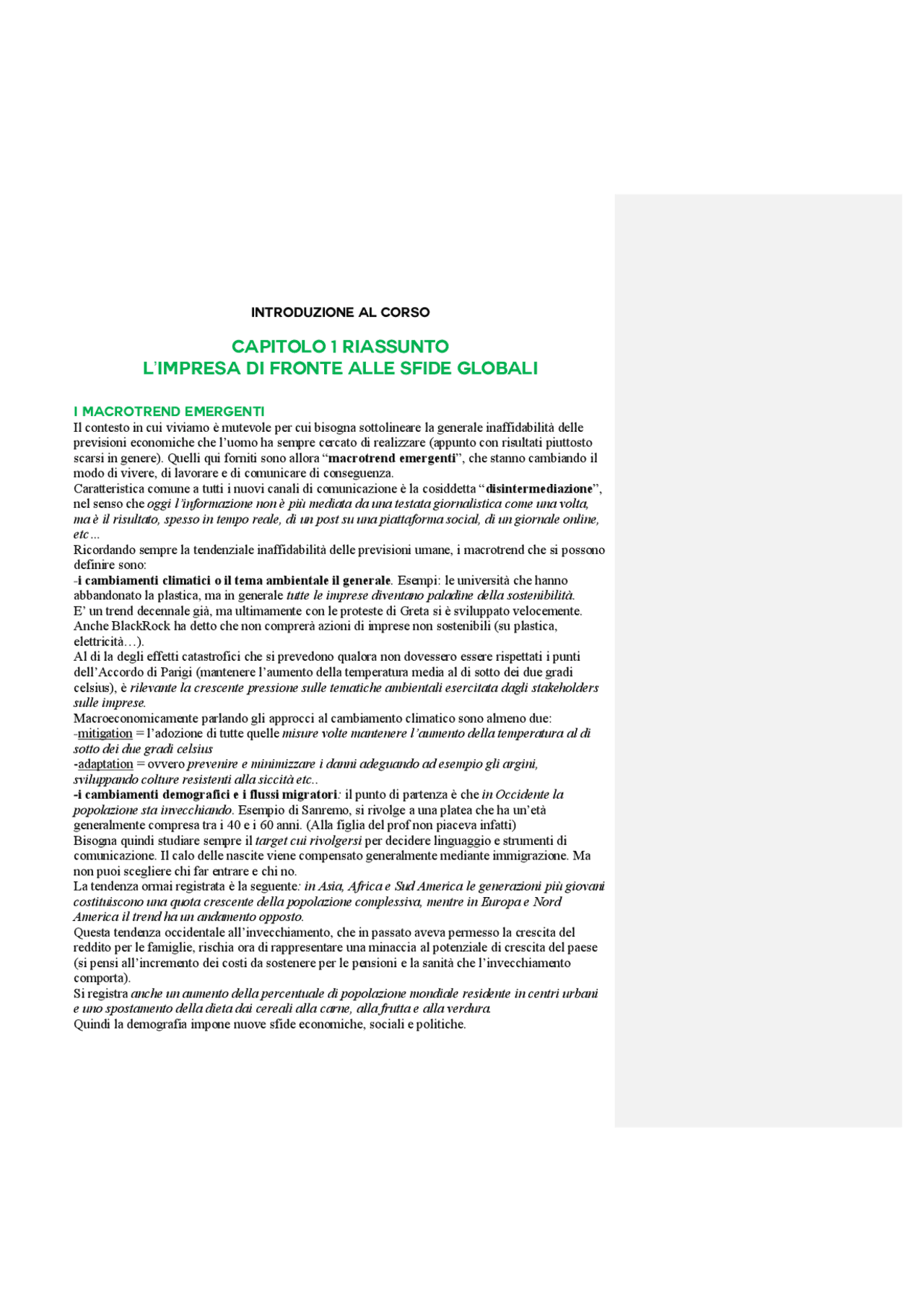 Riassunto Comunicazione Integrata E Reputation Management Docsity