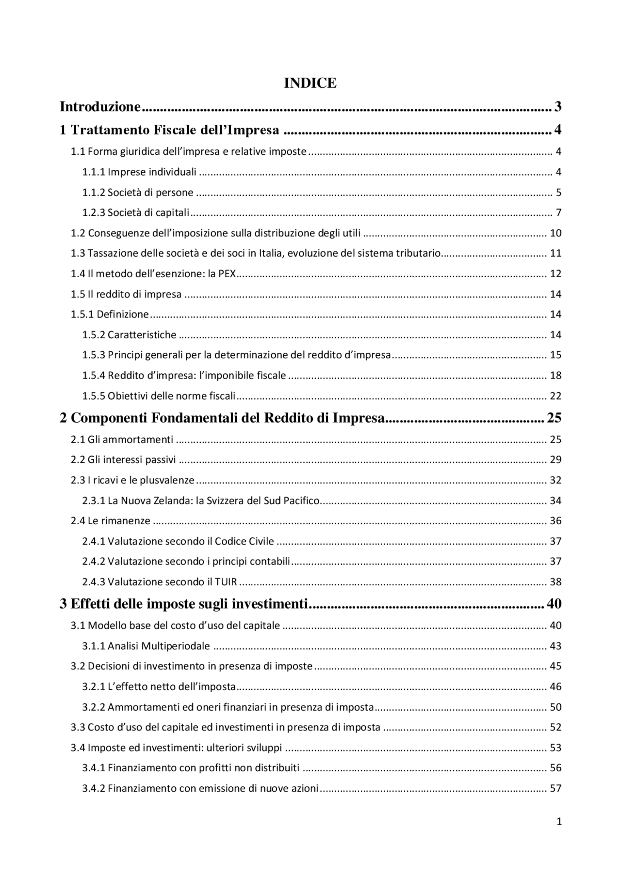 Tassazione Delle Imprese E Relative Implicazioni Docsity
