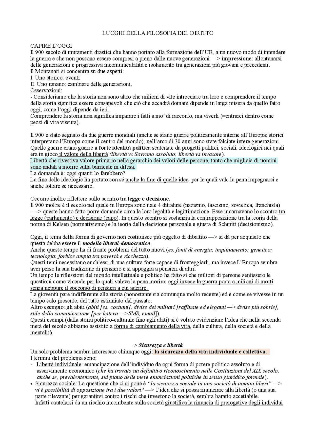 Riassunto Del Saggio Capire Loggi Docsity