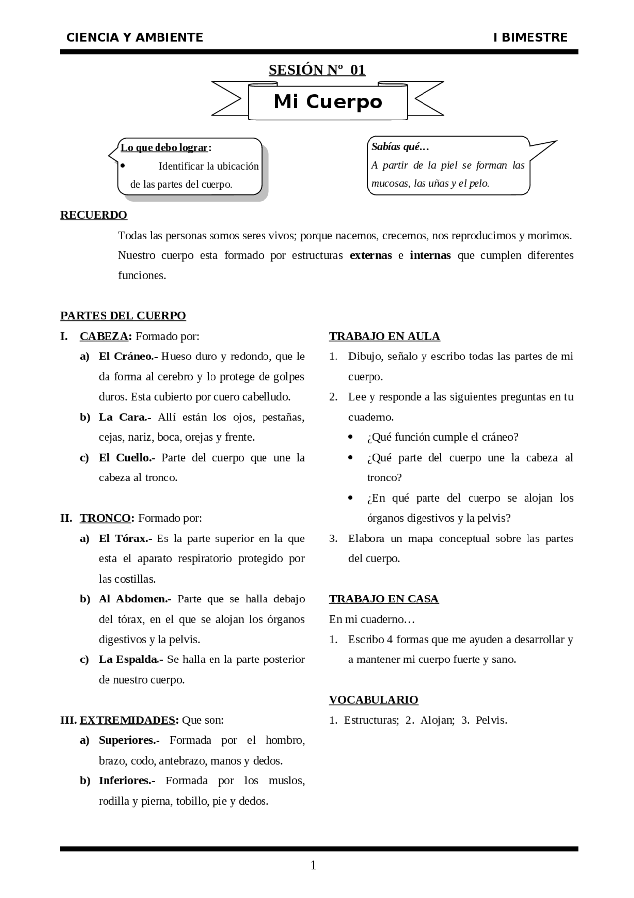 MODULO DE CIENCIA Y TECNOLOGIA PARA TERCER GRADO DE PRIMARIA ...
