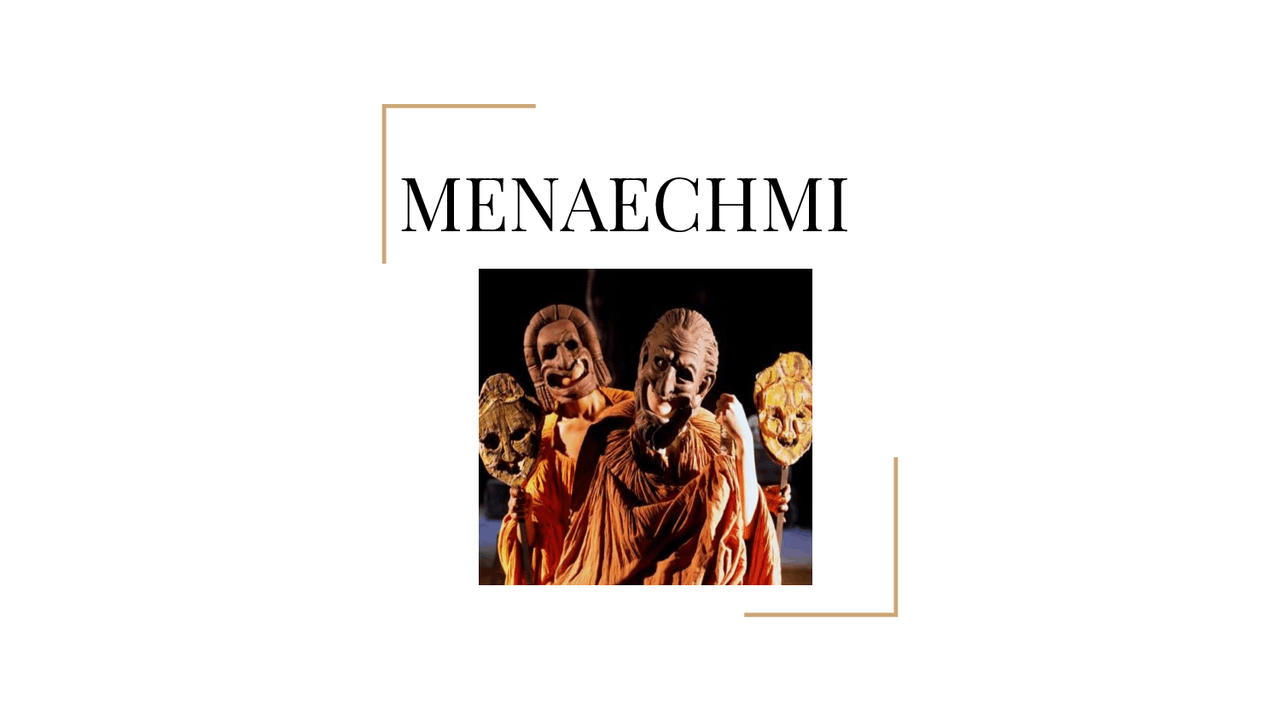 Plauto e I menaechmi | Guide, Progetti e Ricerche di Latino | Docsity