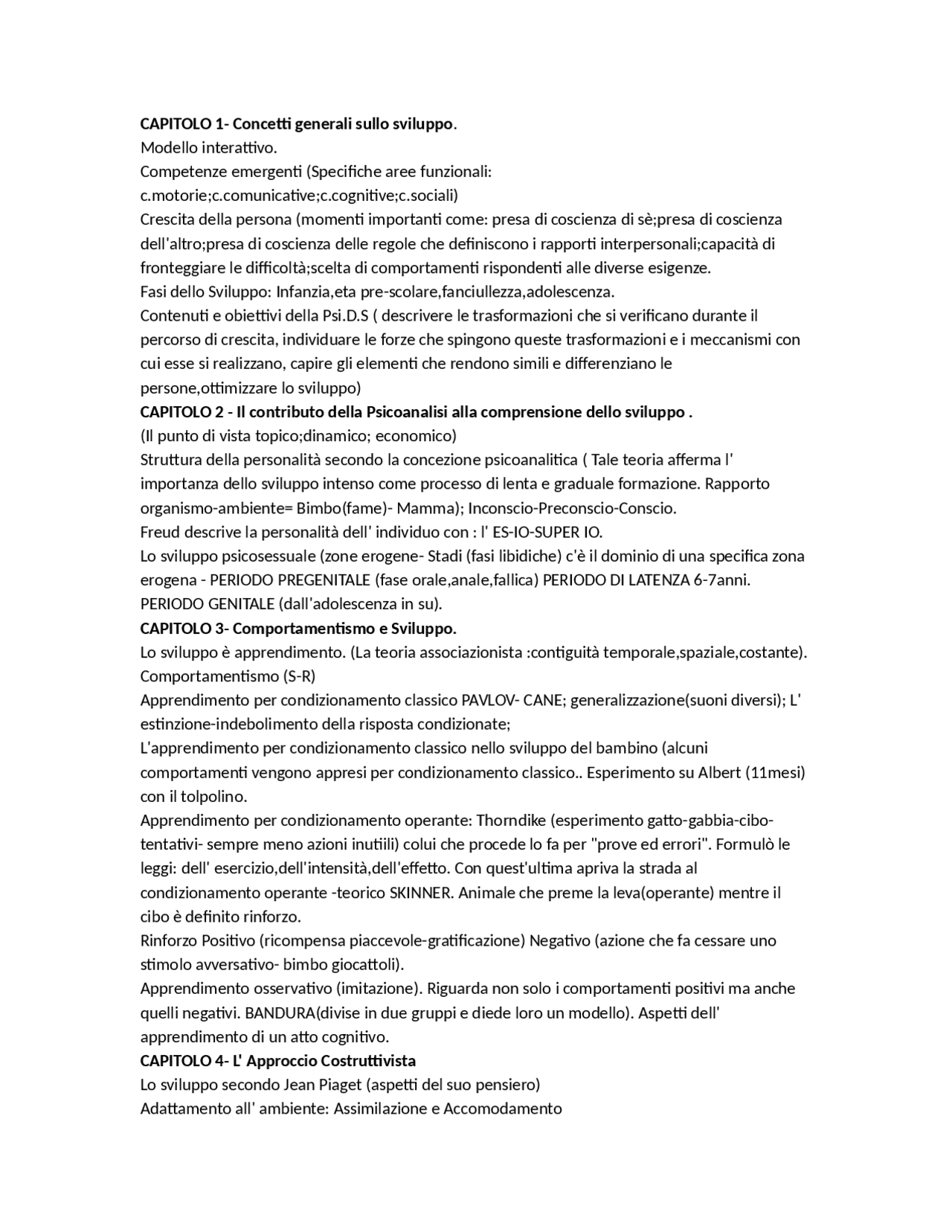 Psicologia Dei Processi Cognitivi Docsity