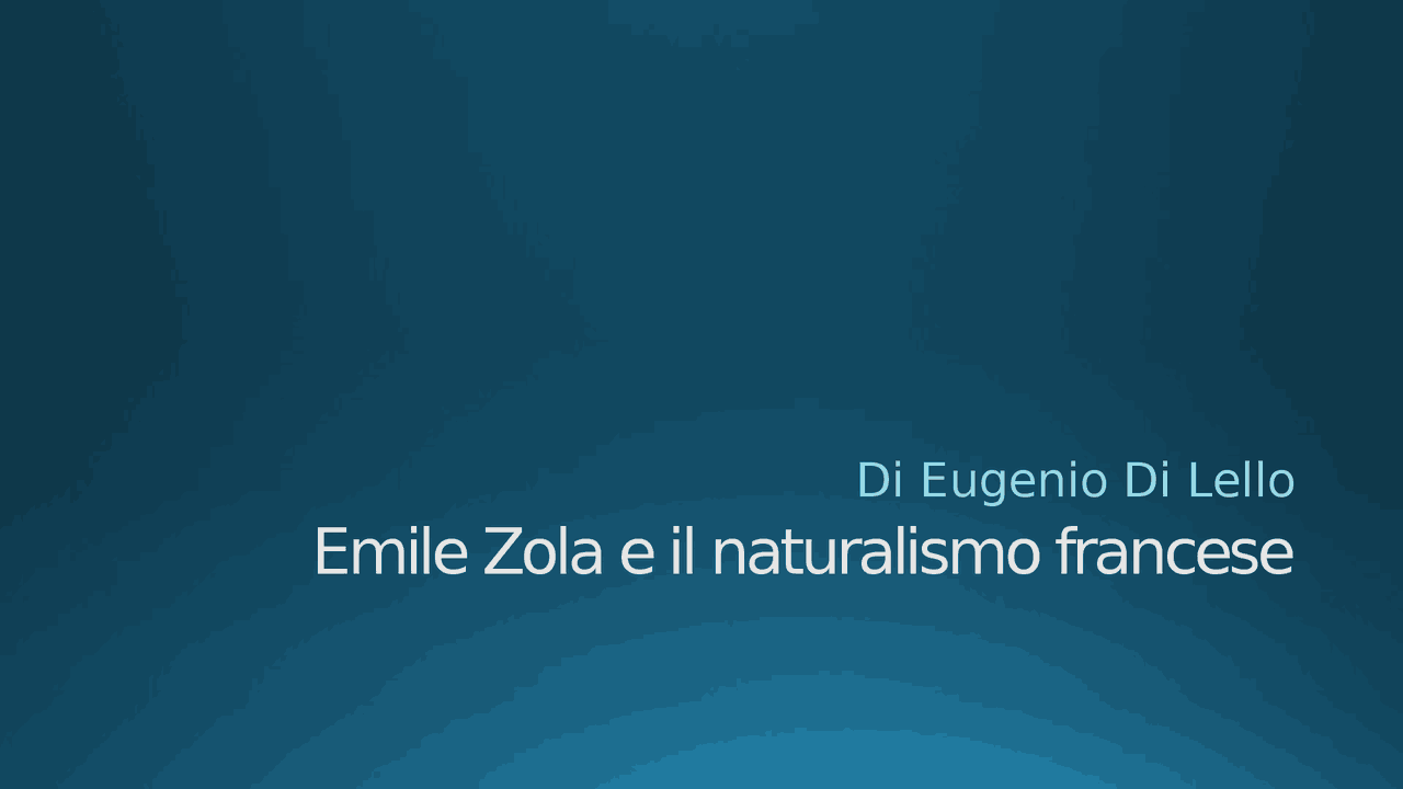 Naturalismo francese - Docsity