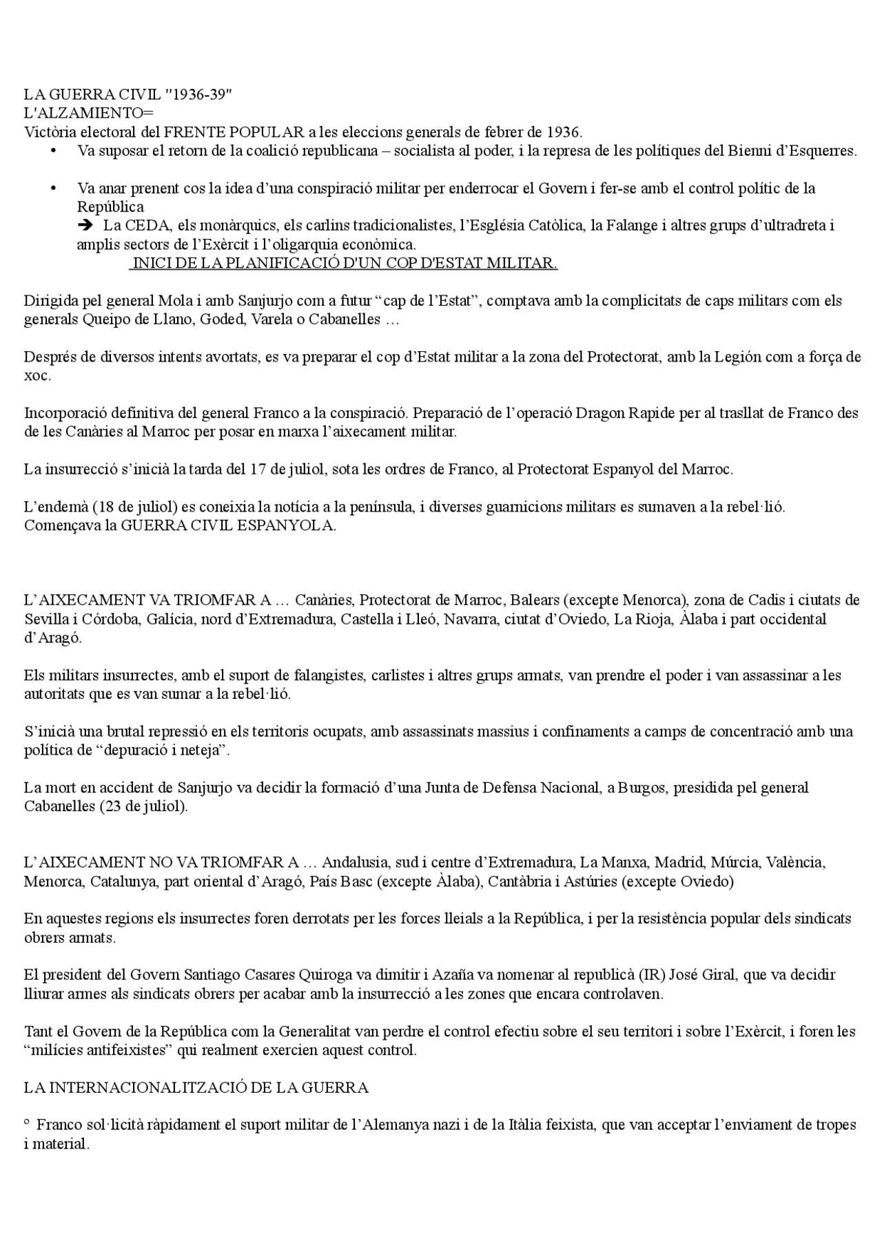 Història Segon De Batxillerat Docsity