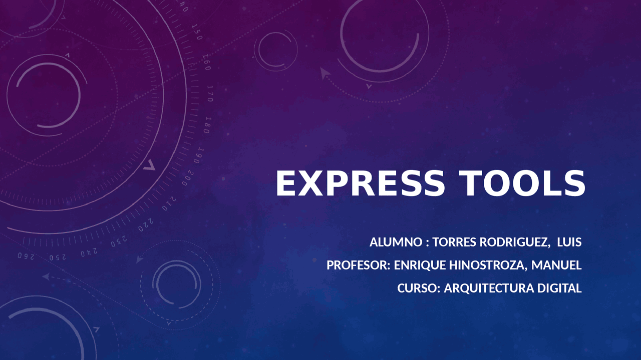 El comando Express Tools | Diapositivas de Arquitectura | Docsity