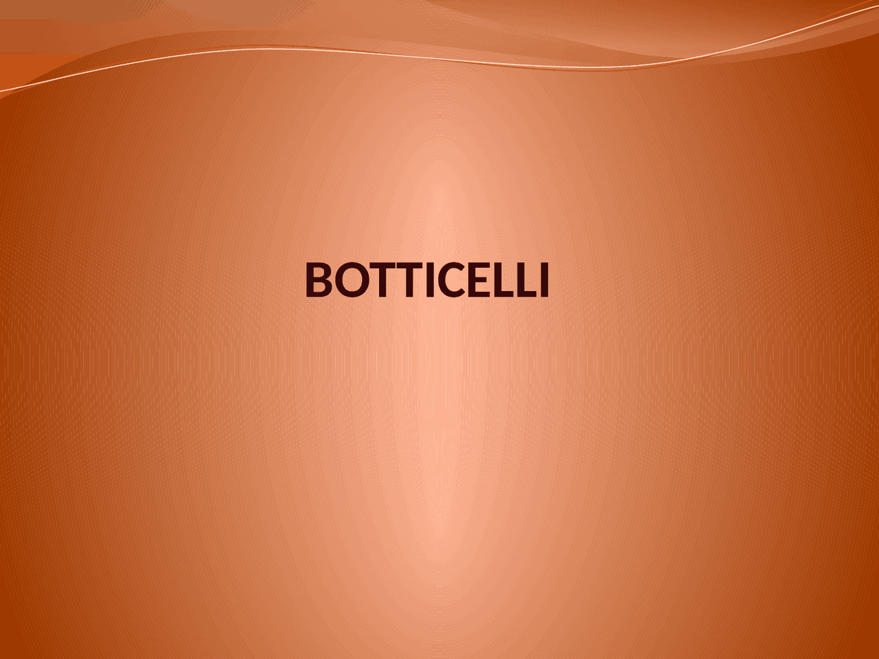 I migliori lavori di Botticelli - Docsity