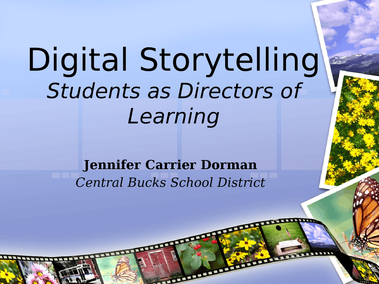 Digital Storytelling Students as Directors of Learning - Docsity