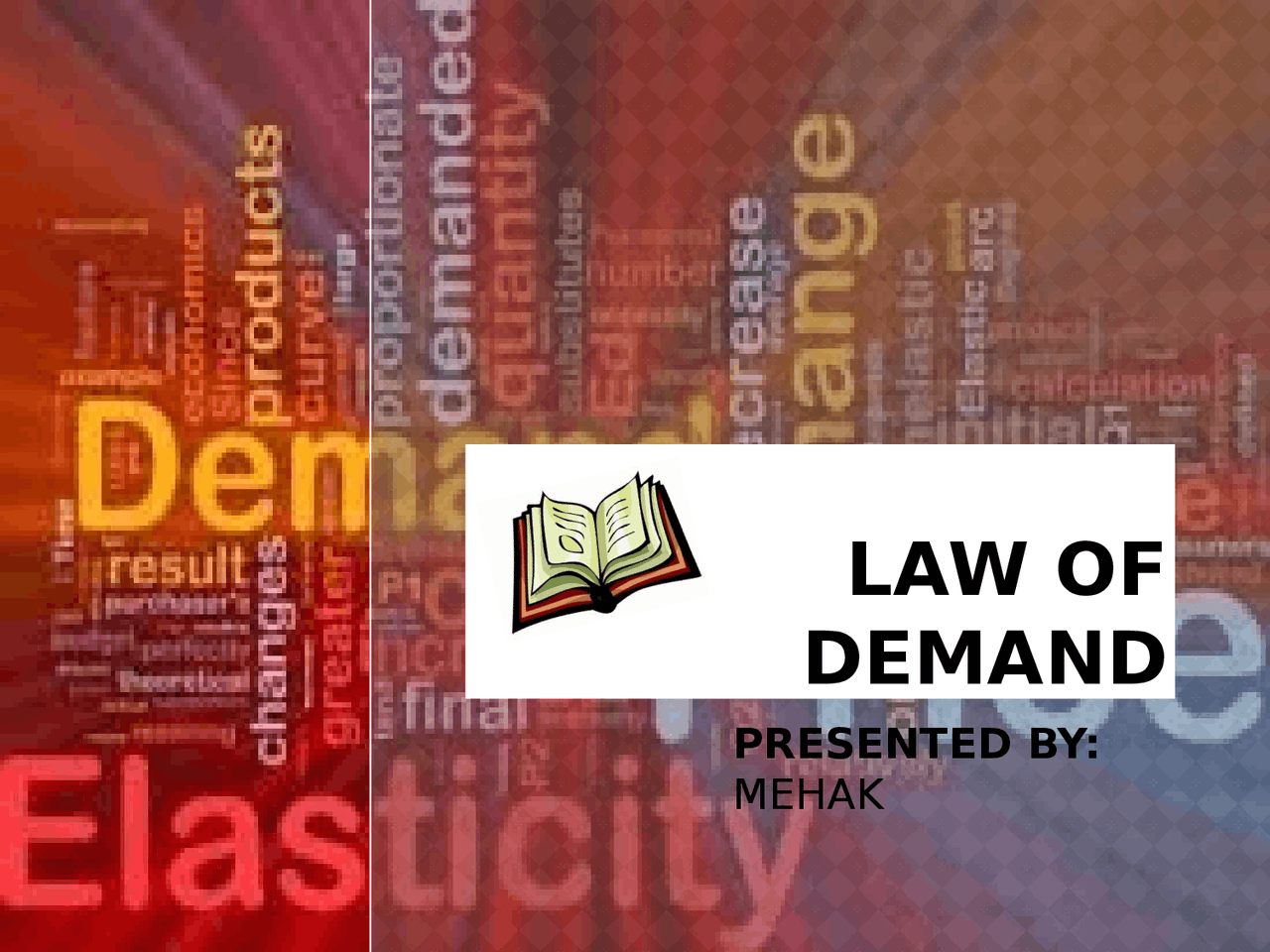 Law of demand Economics - Docsity