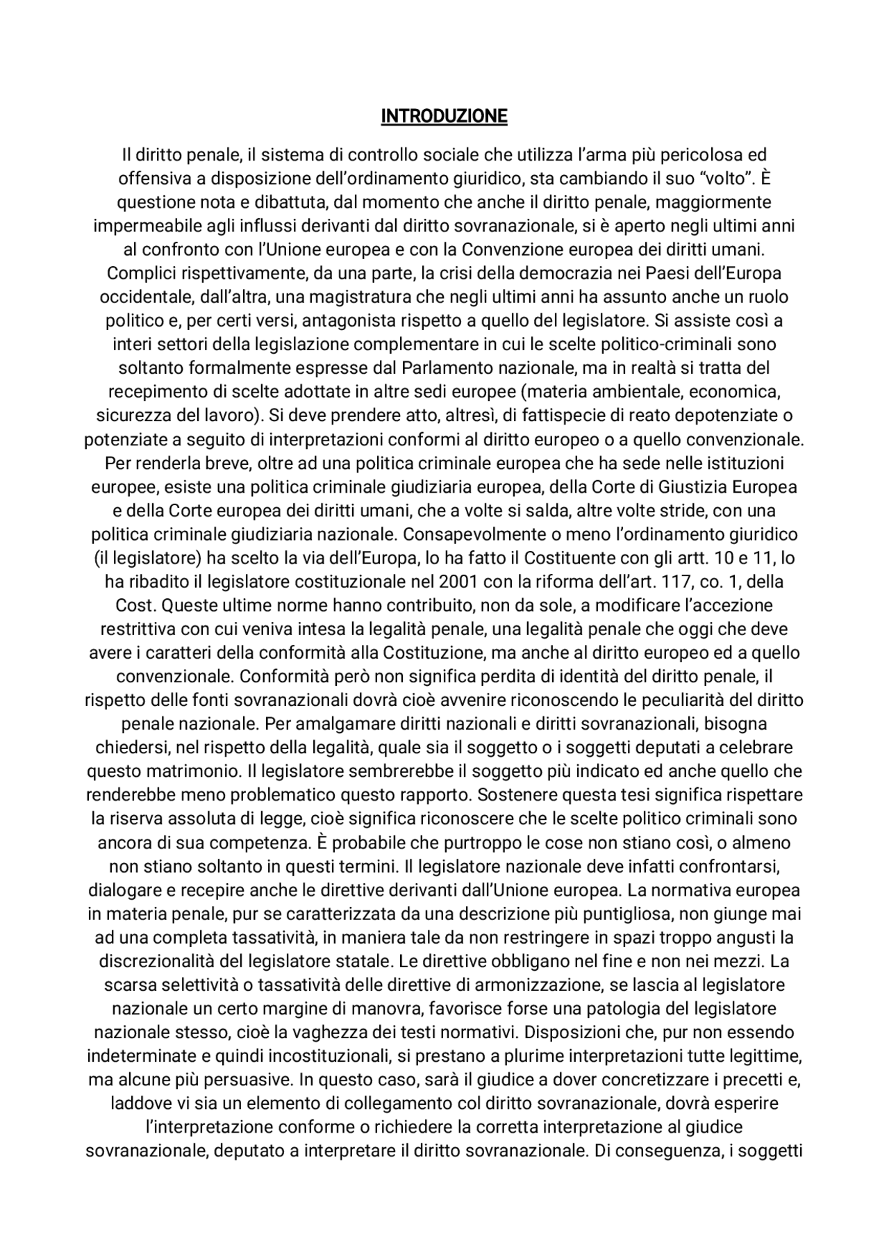 Principi Generali Diritto Penale Docsity