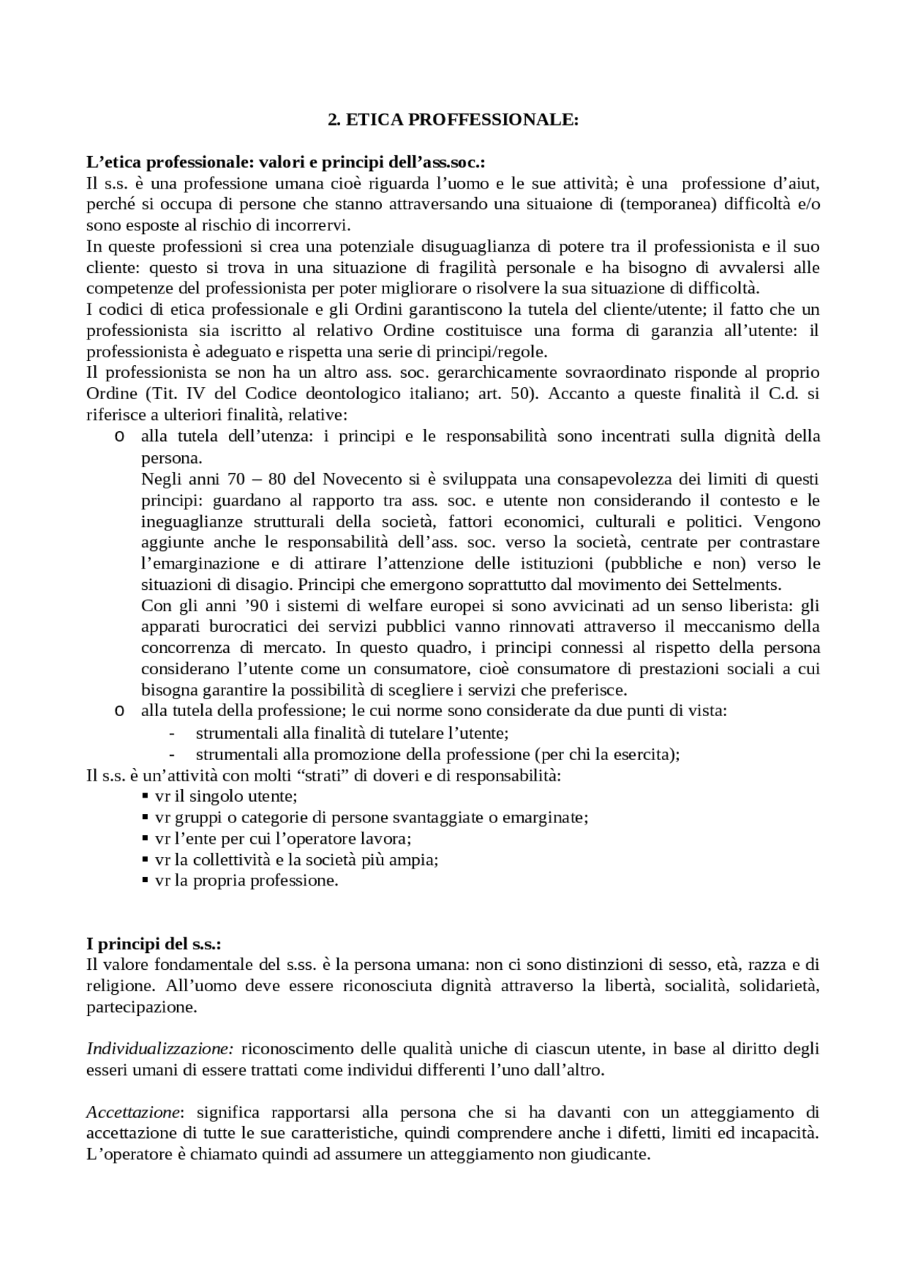 Assistente Sociale Domani Docsity