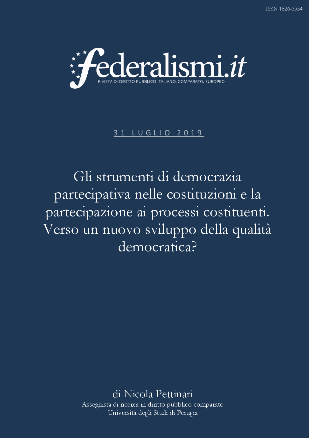 Democrazia Partecipativa Docsity