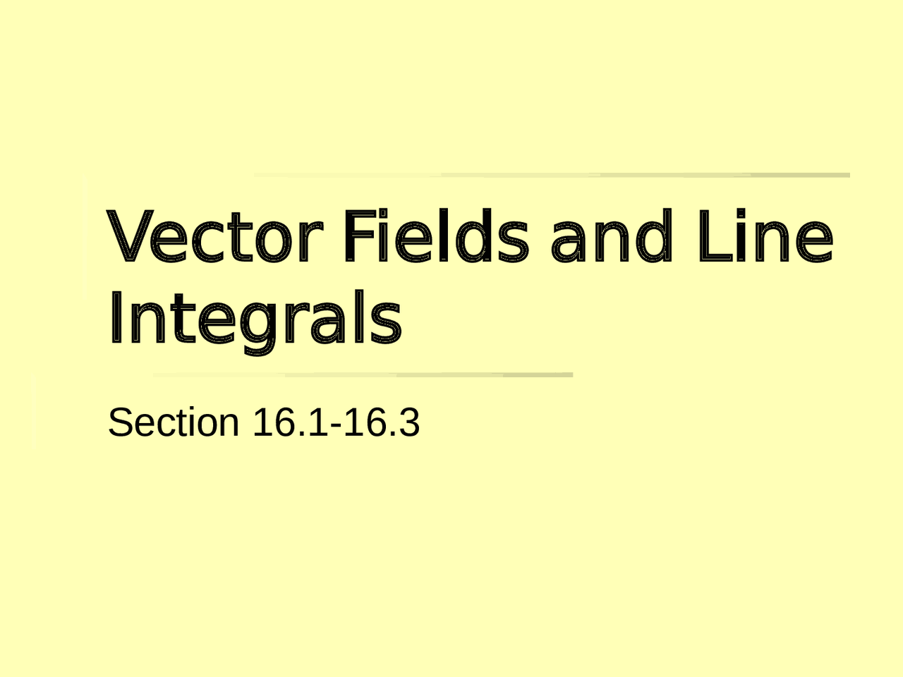 Vector Calculus Which Is Important Docsity