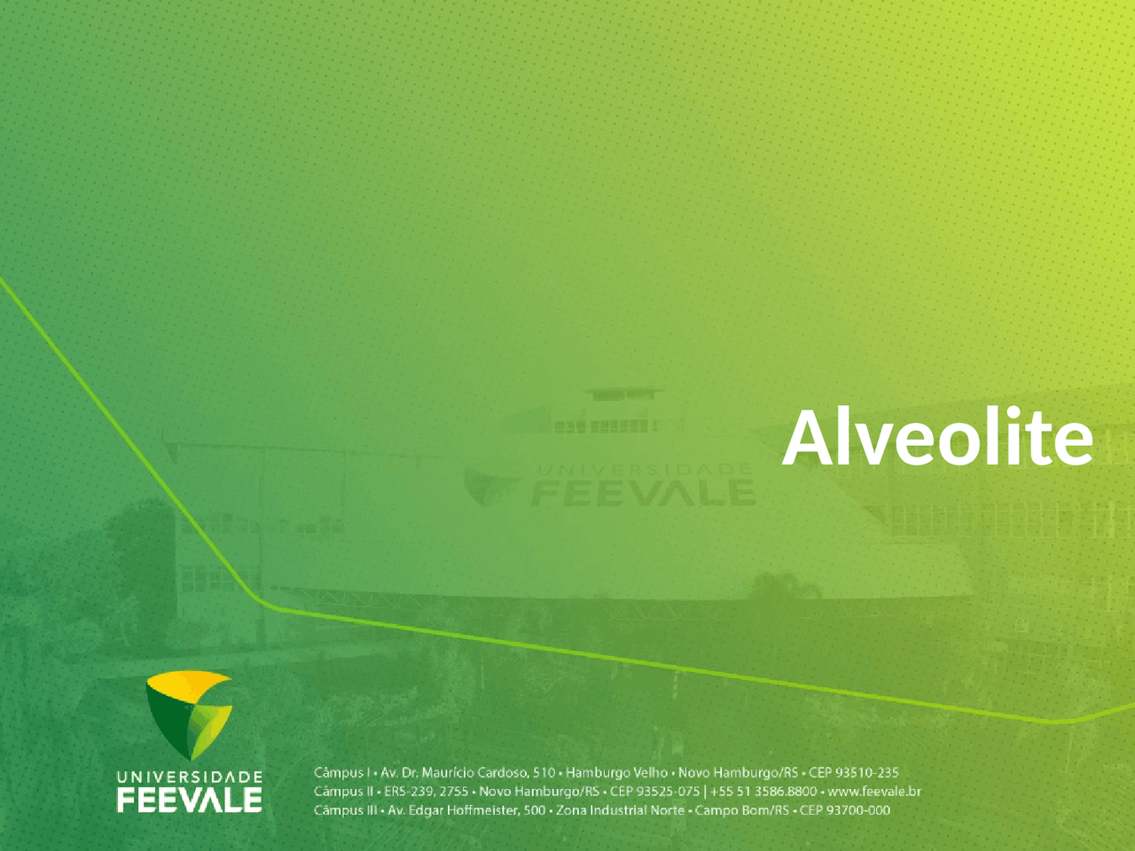 Alveolite Seca e Úmida - Docsity