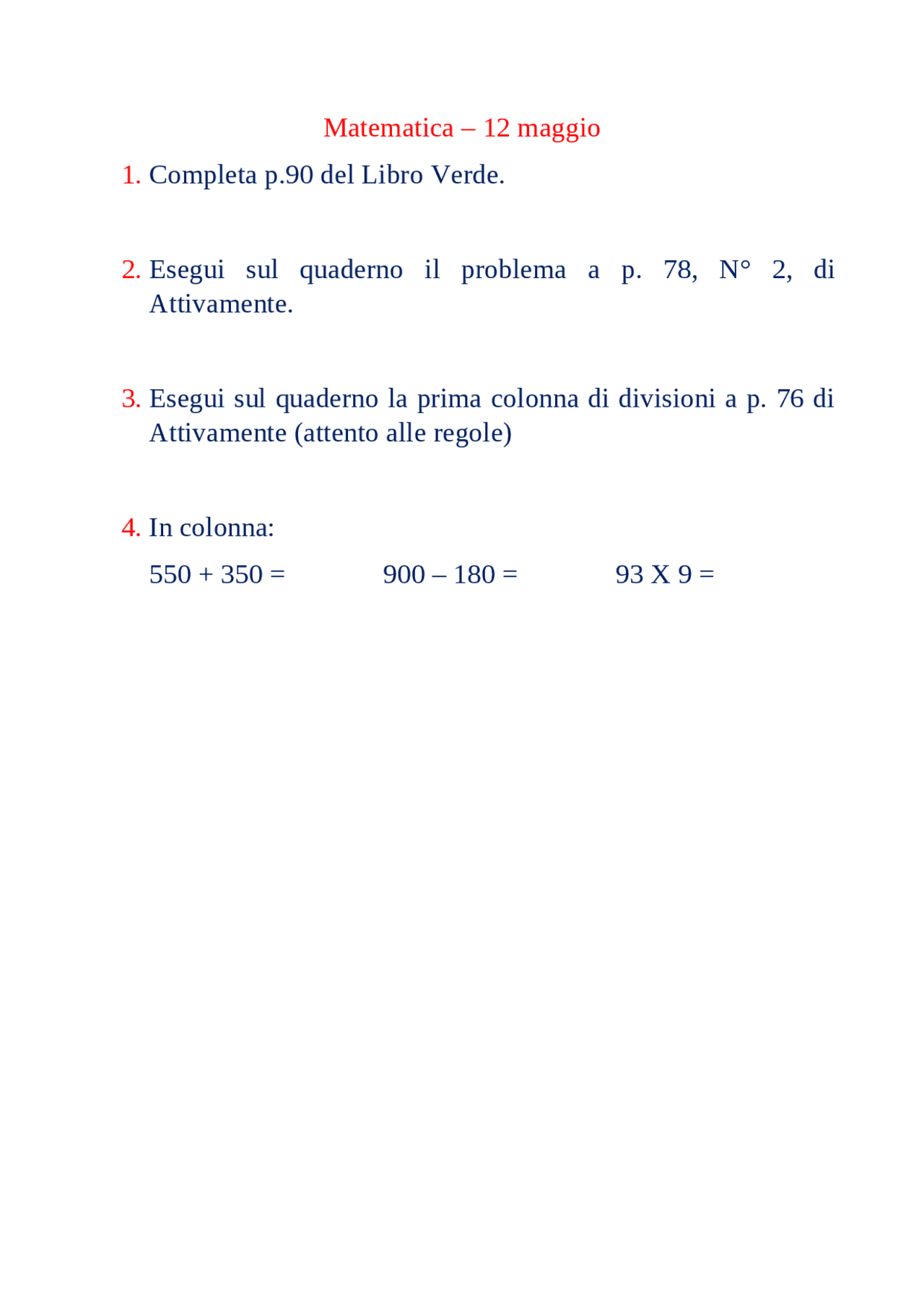 Esercitazioni Di Diversi Argomenti Docsity