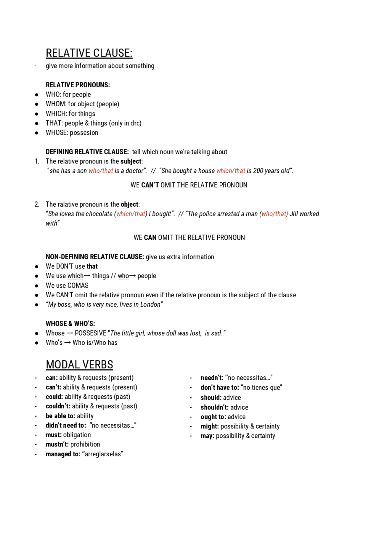 Apunts Anglès 1 Batxillerat - Docsity