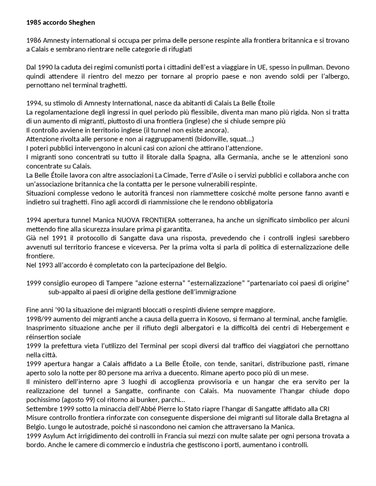 Riassunto De La Giungla Di Calais Docsity