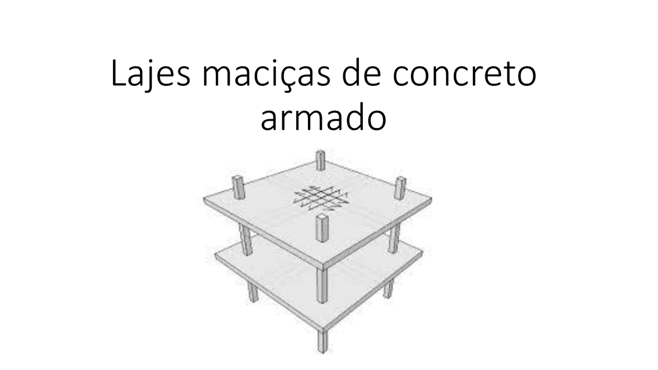 Lajes maciças - Técnico Edificações CEASS - Docsity