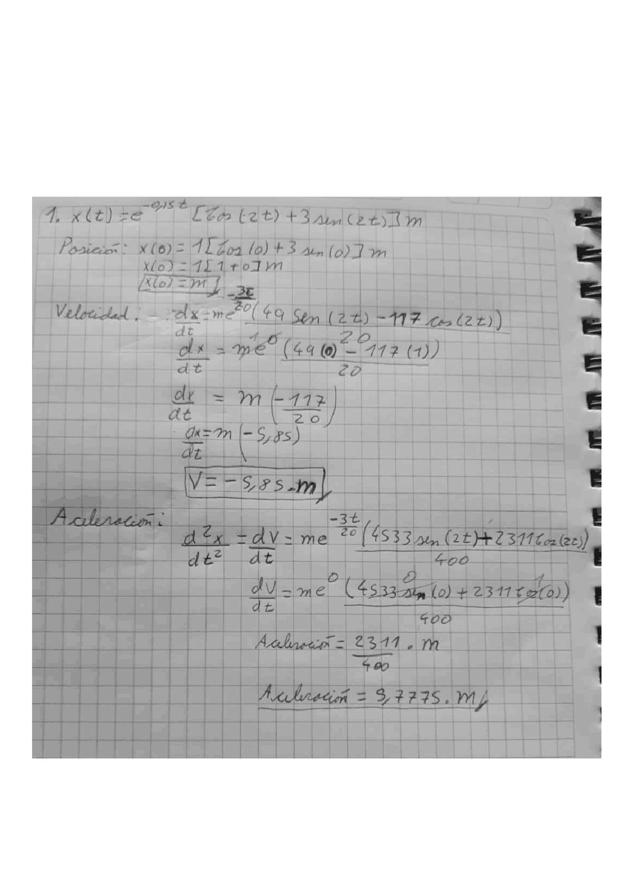 Movimiento De Una Partícula Docsity